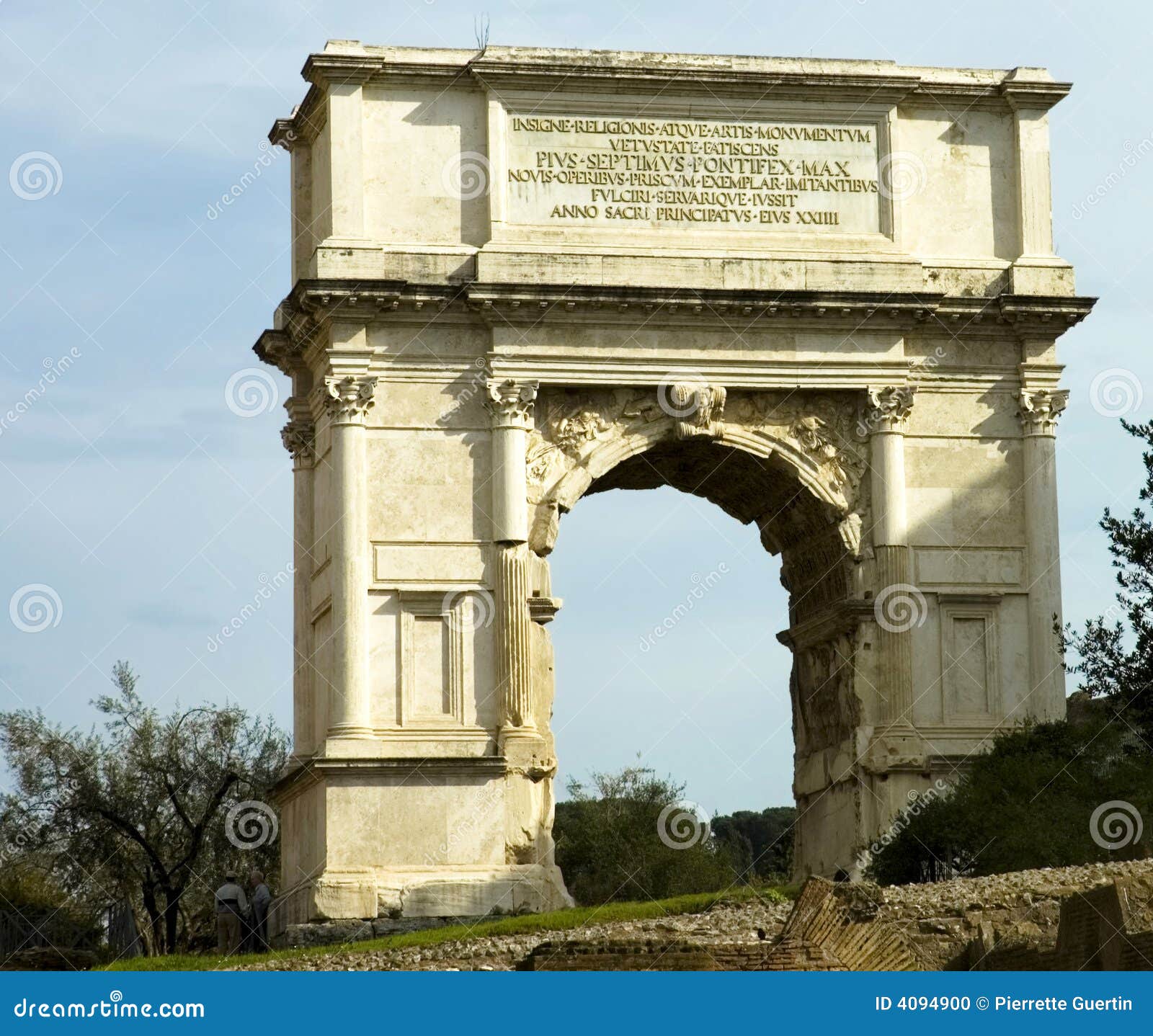 Rome arch stock photo. Image of emperors, civic, sacra - 4094900