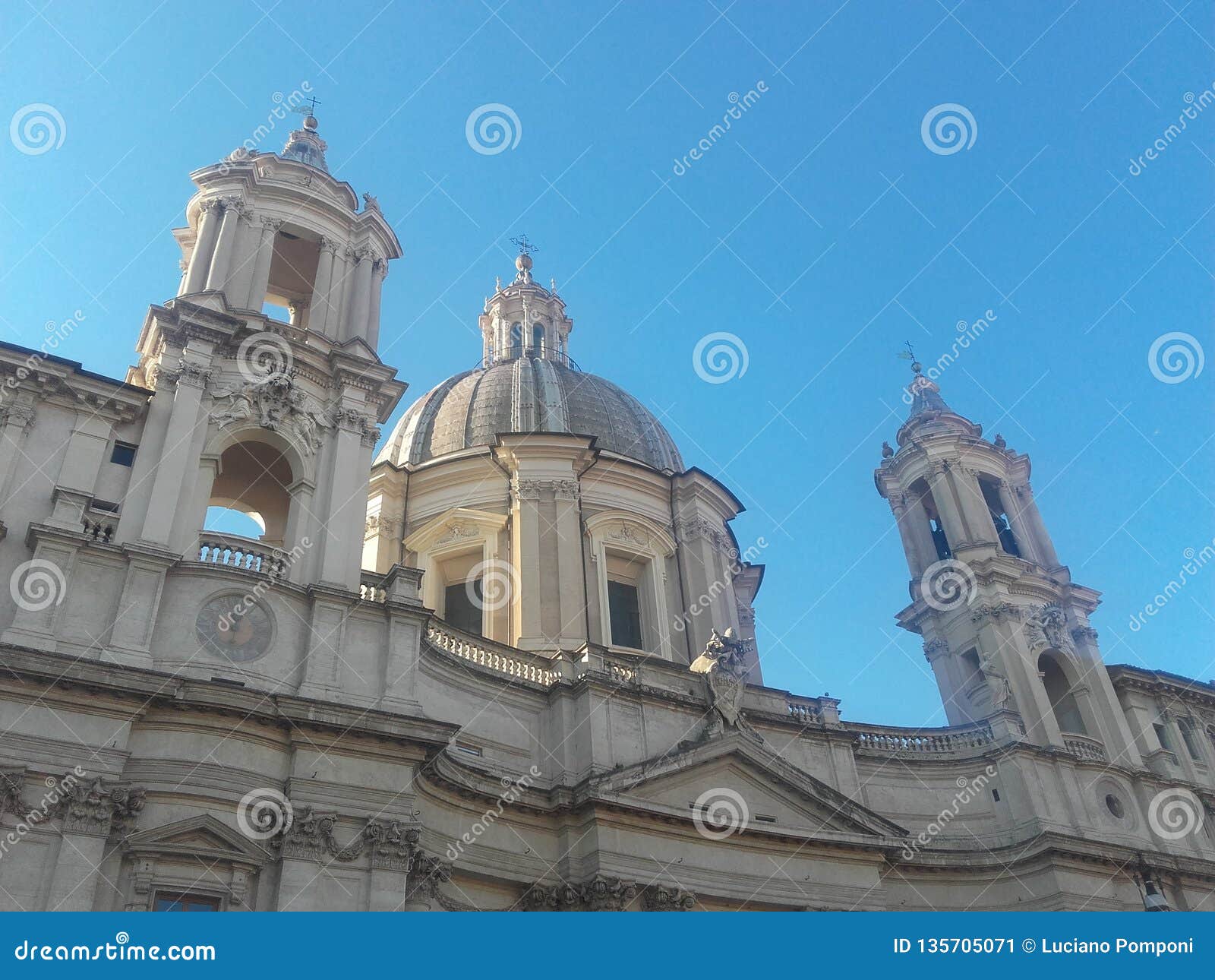 Rome stock image. Image of ancient, rome, church, architecture - 135705071