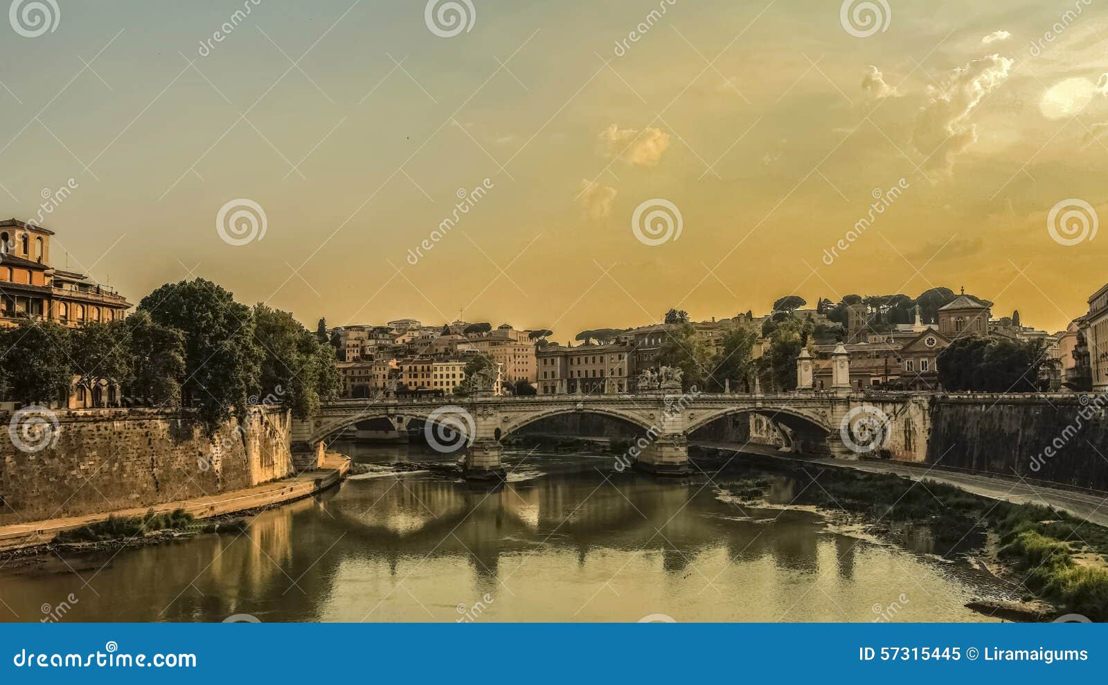 Rome stock image. Image of natur, rome, vacation, river - 57315445