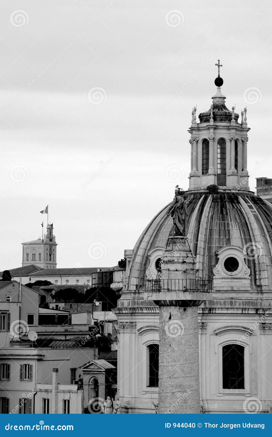 Rome Streets Black And White Wallpaper