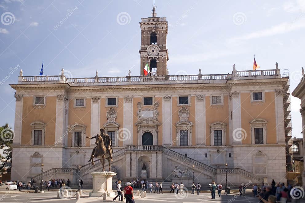 Rome Capitol stock image. Image of capitoline, building - 6718653