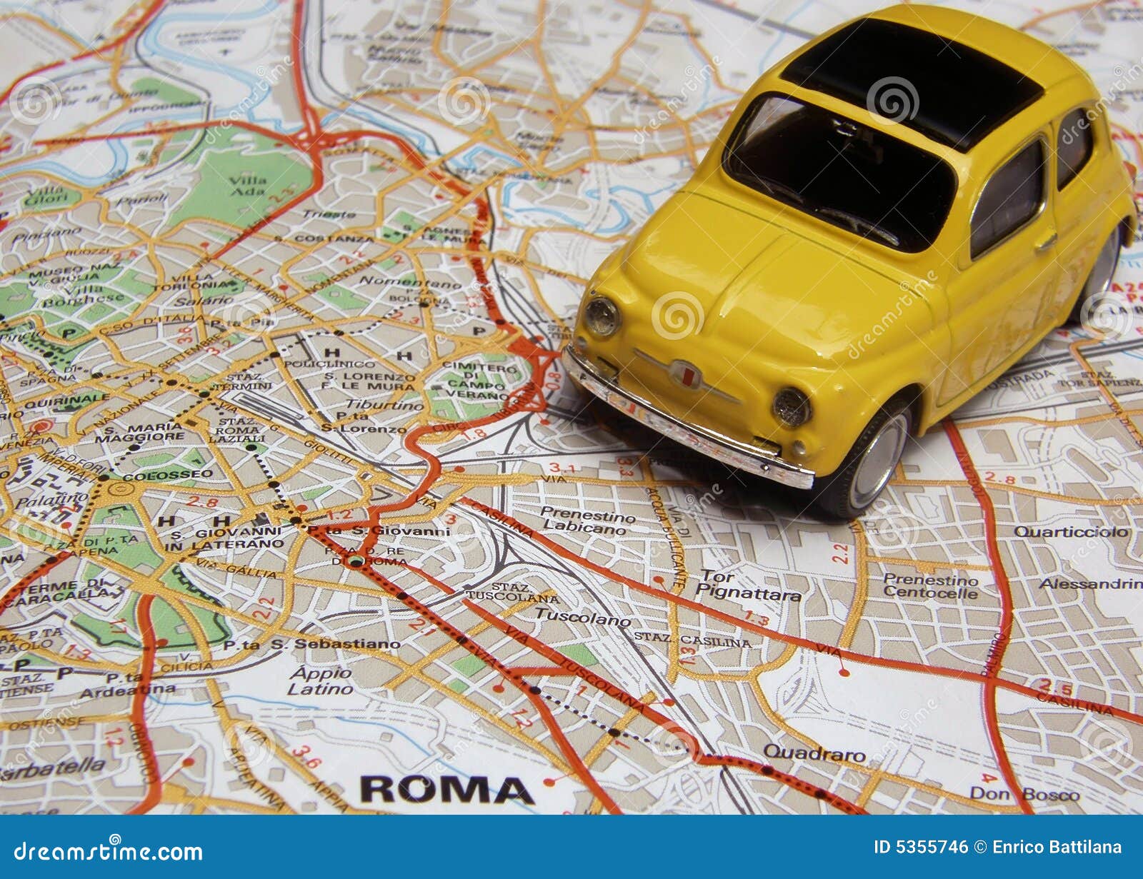 Rome by Car stock photo. Image of road, italy, cars, model - 5355746