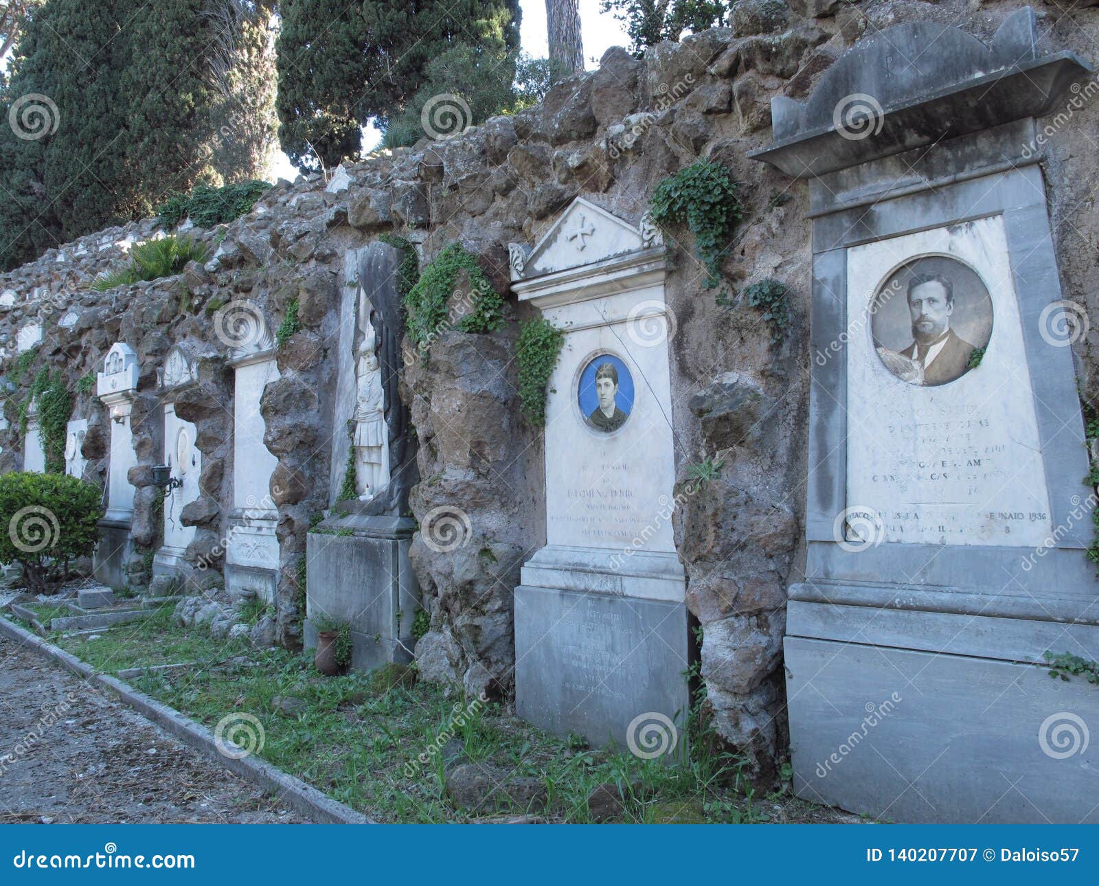 Rome Cemetery Editorial Photo | CartoonDealer.com #34188435