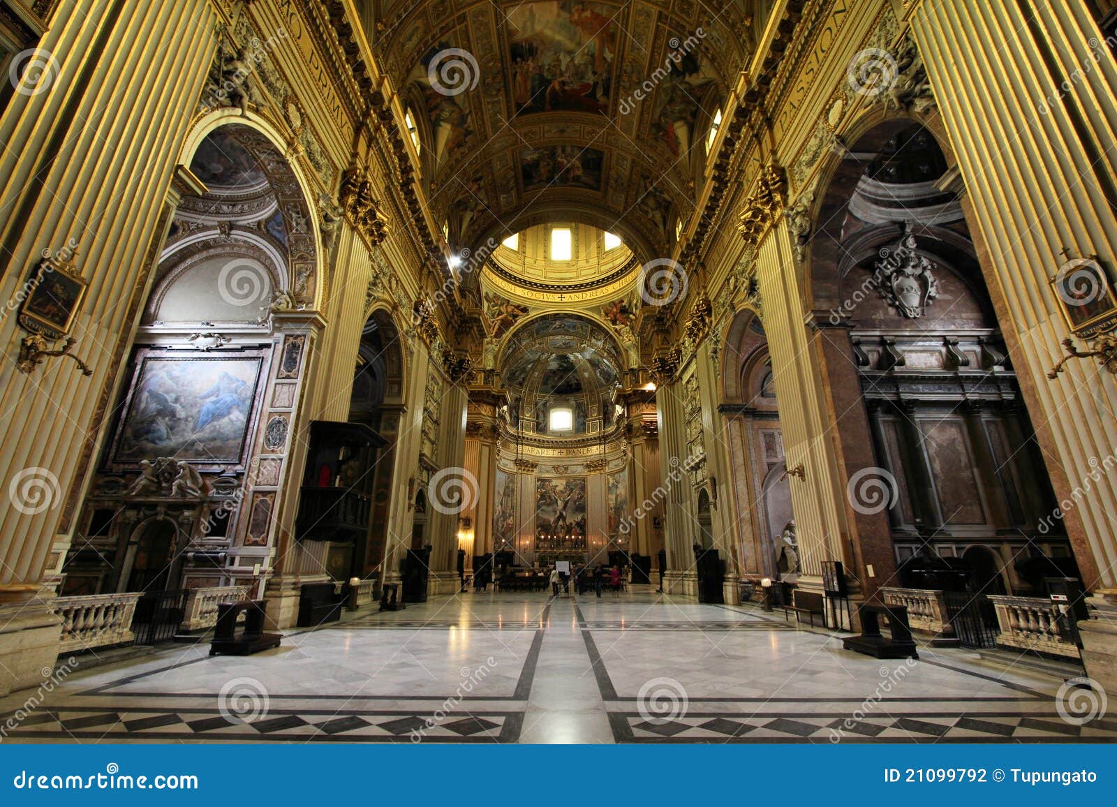 Rome church editorial photography. Image of inside, interior - 21099792