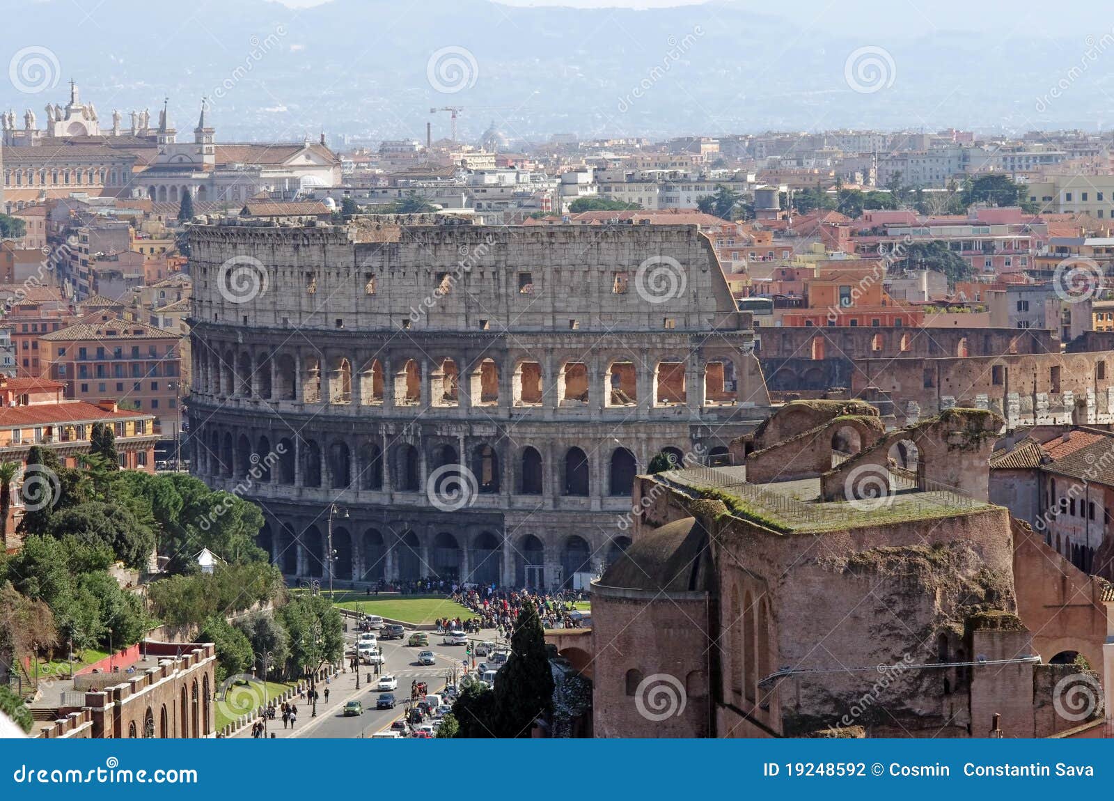 Rome cityscape stock photo. Image of holy, dome, building - 19248592