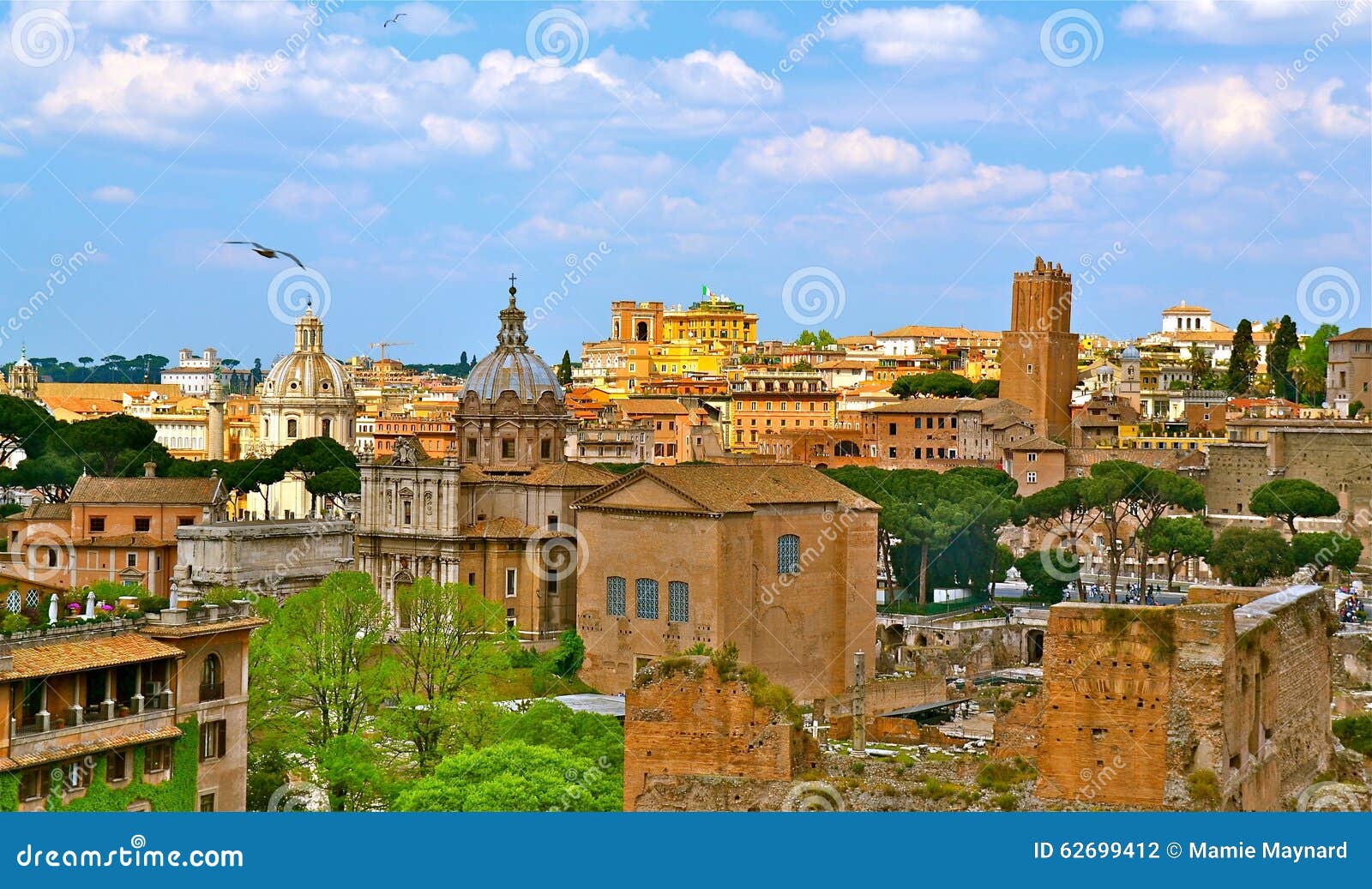 Rome Cityscape stock photo. Image of rome, italy, travel - 62699412