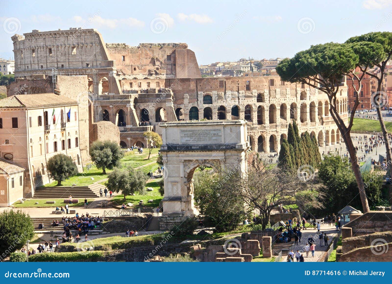 Forum Romanum Editorial Image | CartoonDealer.com #3500524
