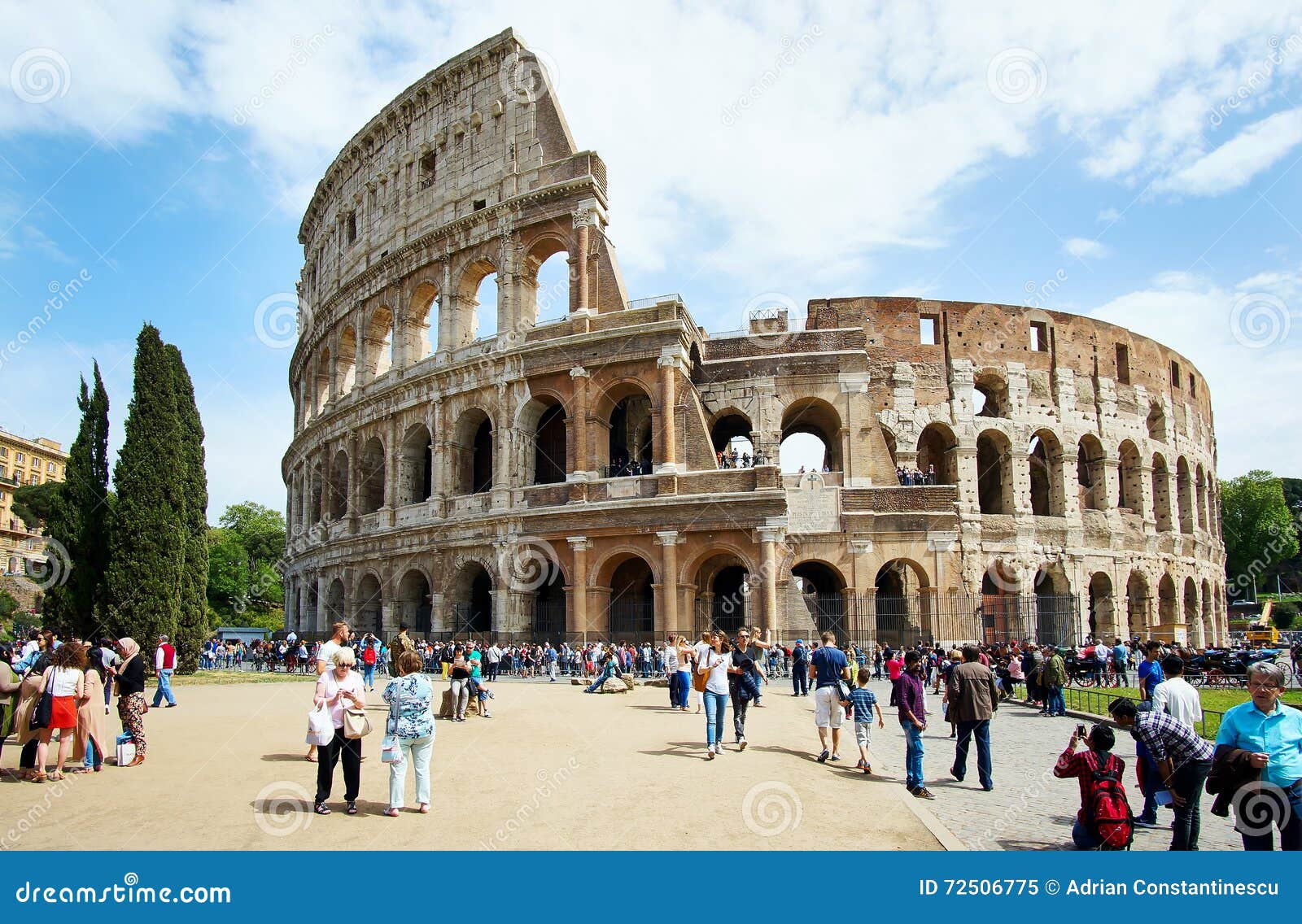 Rome Colosseum editorial image. Image of monument, italian - 72506775