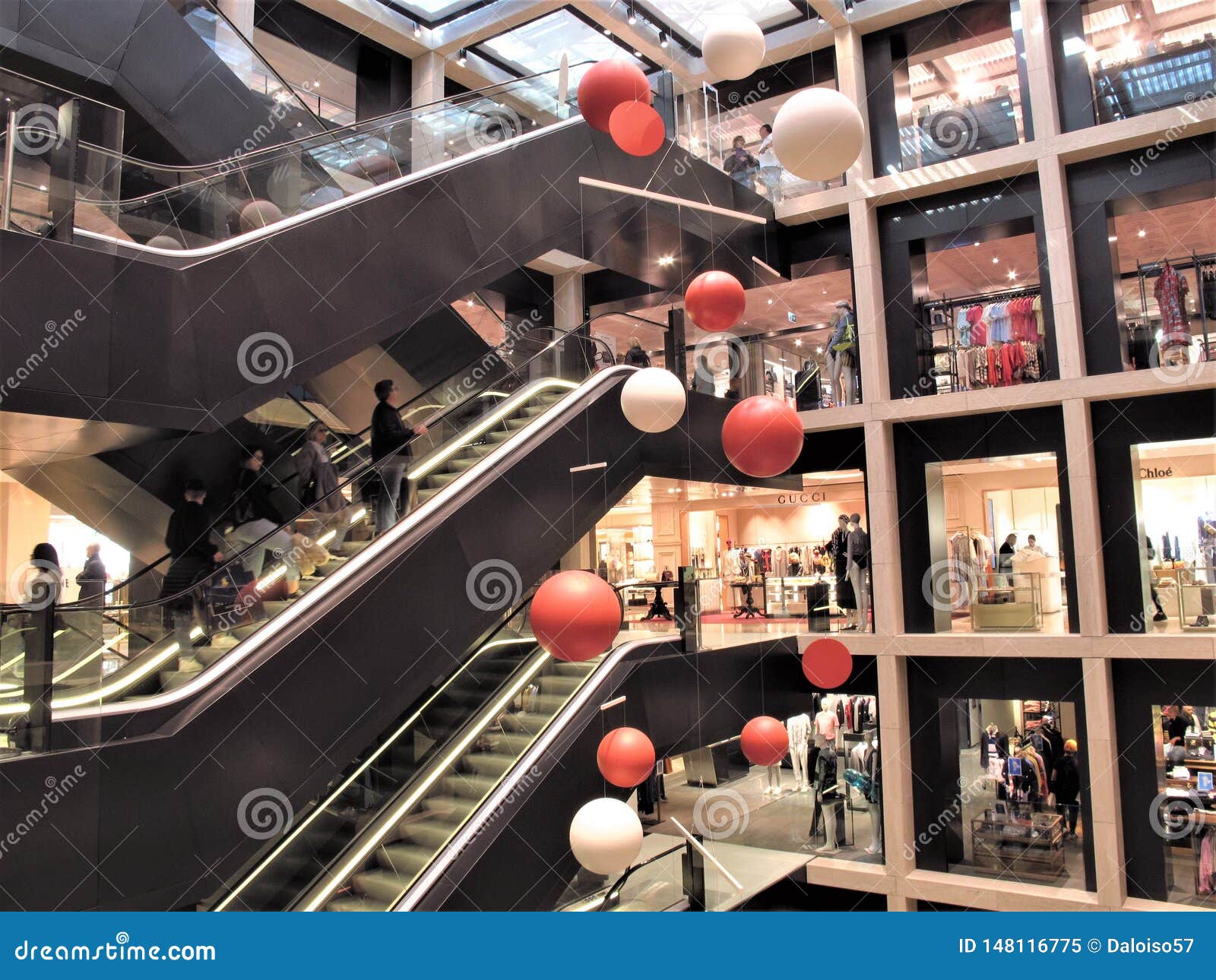 Rome, Department Store Rinascente Editorial Image - Image of market ...