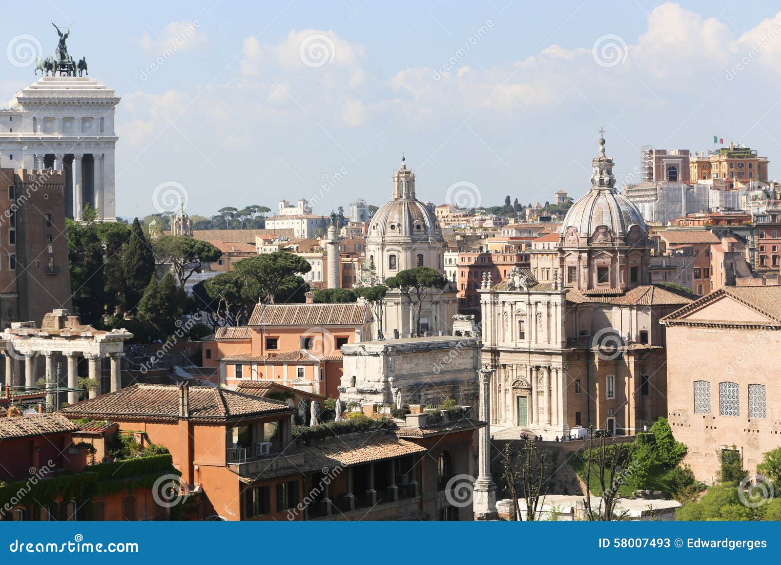 Rome Downtown stock image. Image of church, downtown - 58007493
