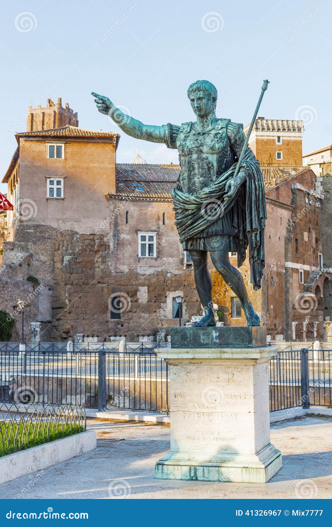 Rome. Emperor Octavian Augustus Stock Image - Image of arts, ancient ...