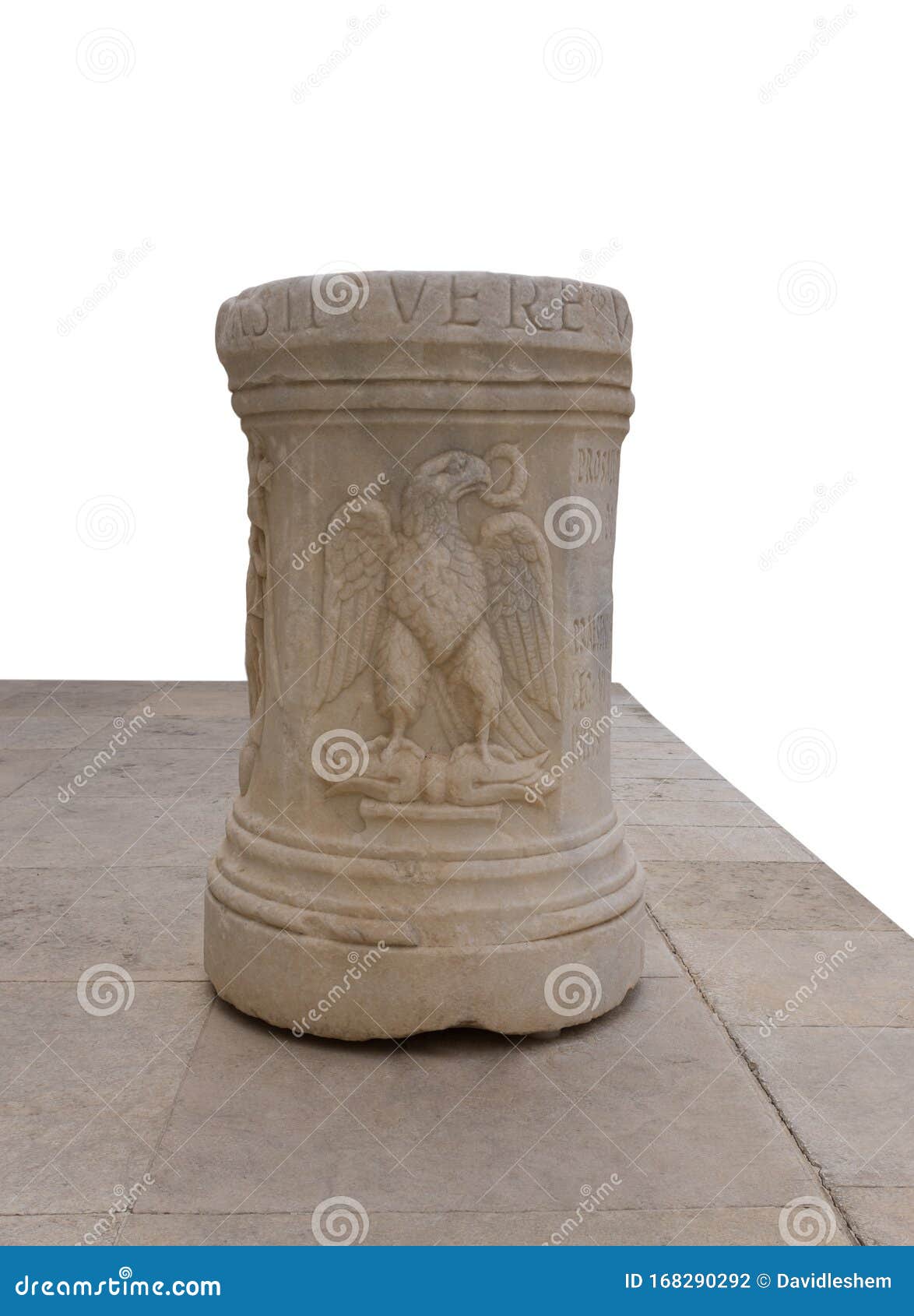 Rome Empire Symbol, Eagle Statue in Marble Stock Photo - Image of ...