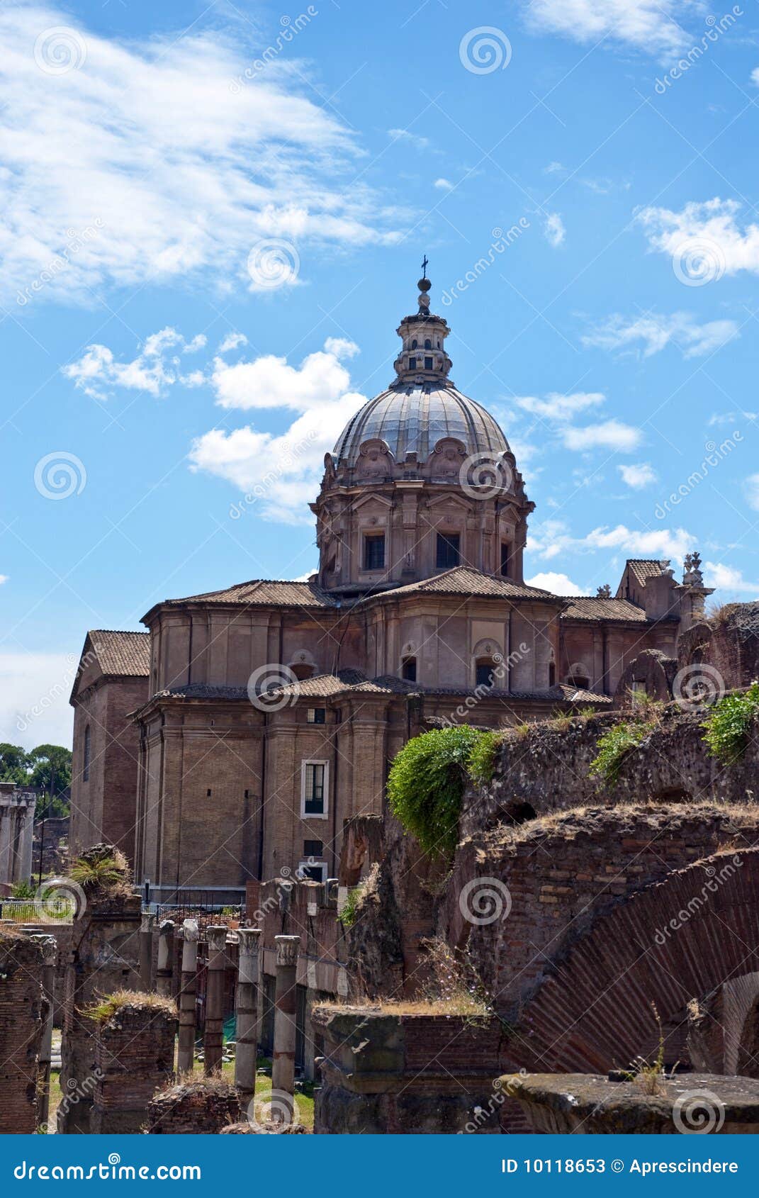 Rome - Fori imperiali stock image. Image of ancient, archaeological ...