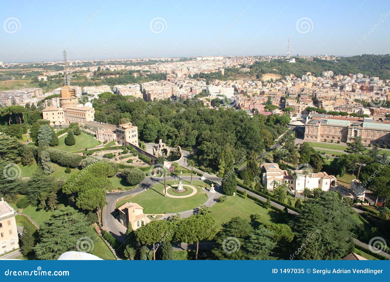 Rome, garden stock image. Image of historic, green, ancient - 1497035