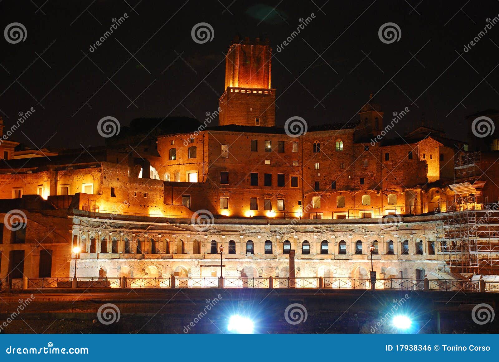 Rome - the Imperial Fora stock photo. Image of architecture - 17938346