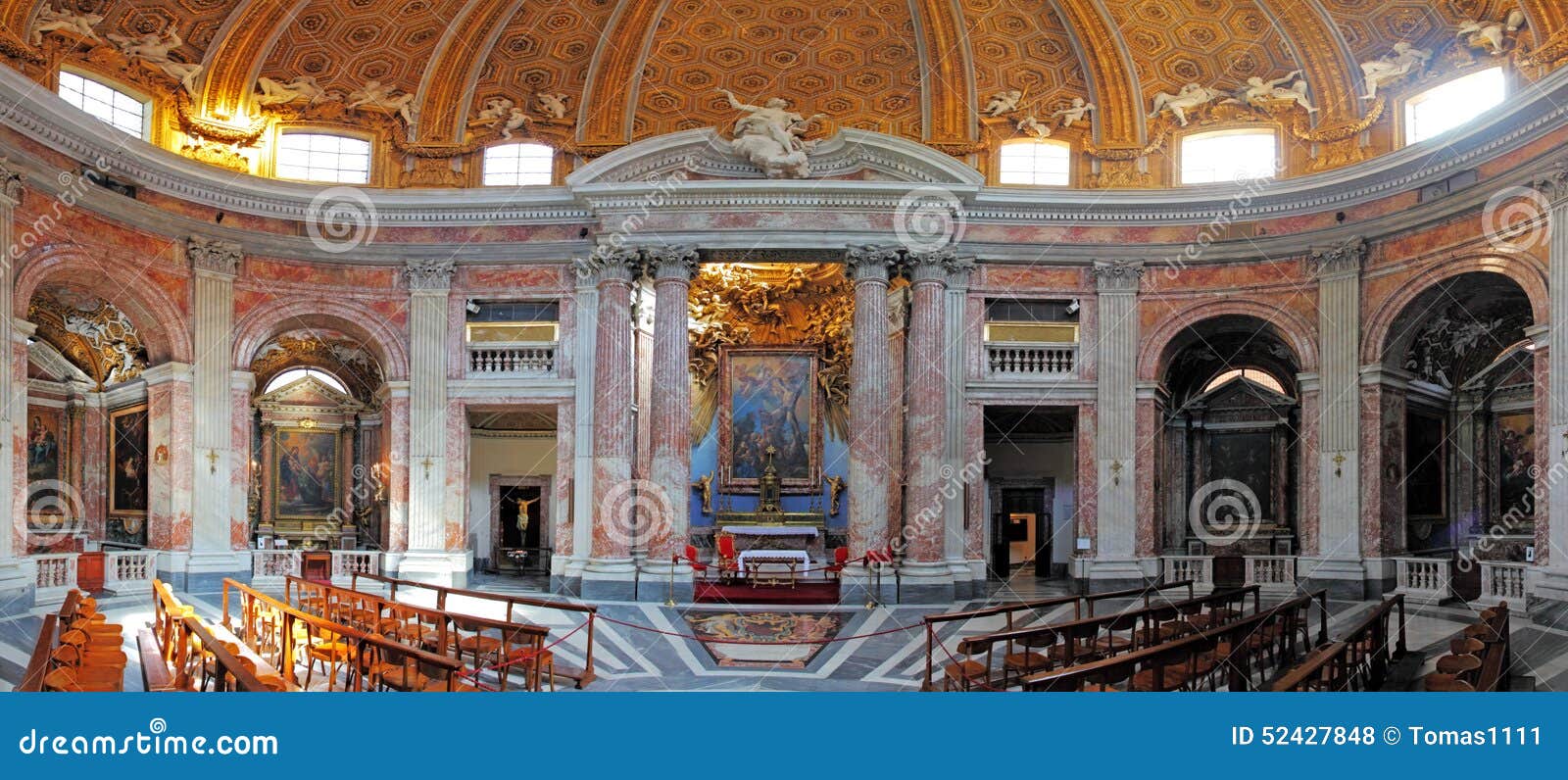 Rome Interior in Church Saint Andrea Al Quirinale Editorial Stock Photo ...