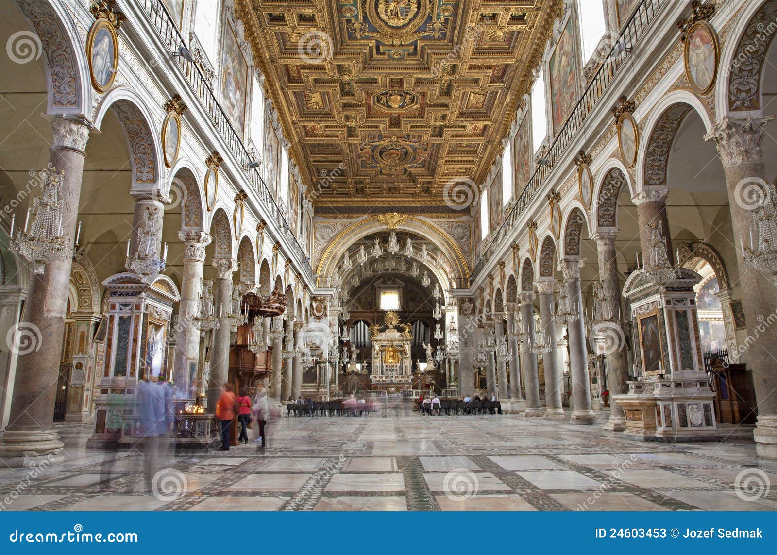 Rome - Interior of Church Santa Maria Aracoeli Editorial Stock Photo ...