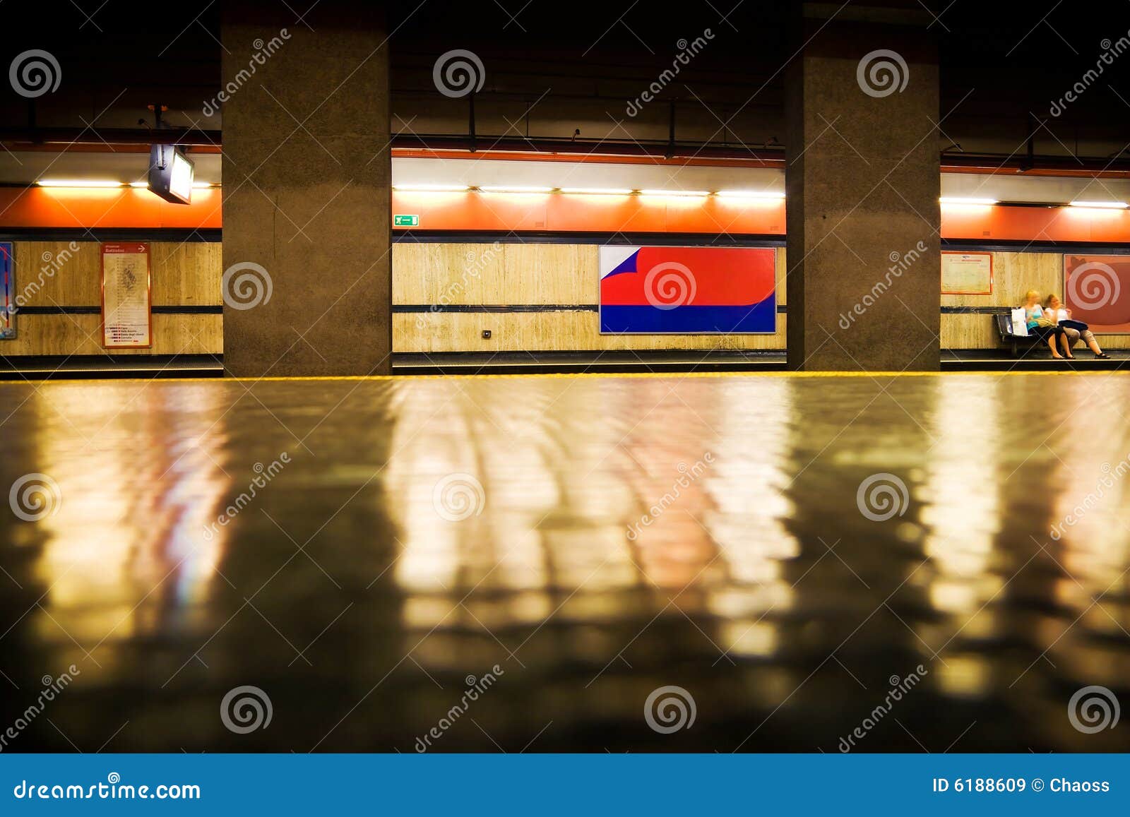 Rome Italian subway stock image. Image of dark, urban - 6188609