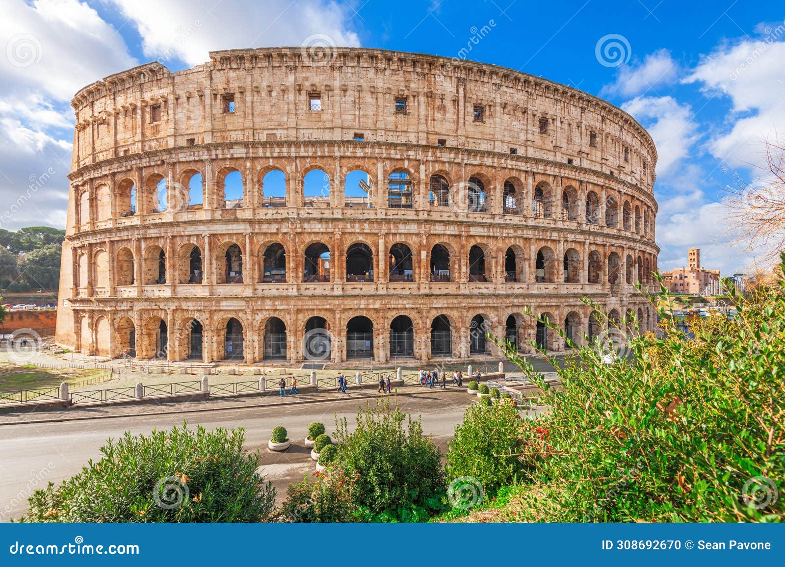 Ancient Colosseum In Rome, Italy Royalty-Free Stock Image ...