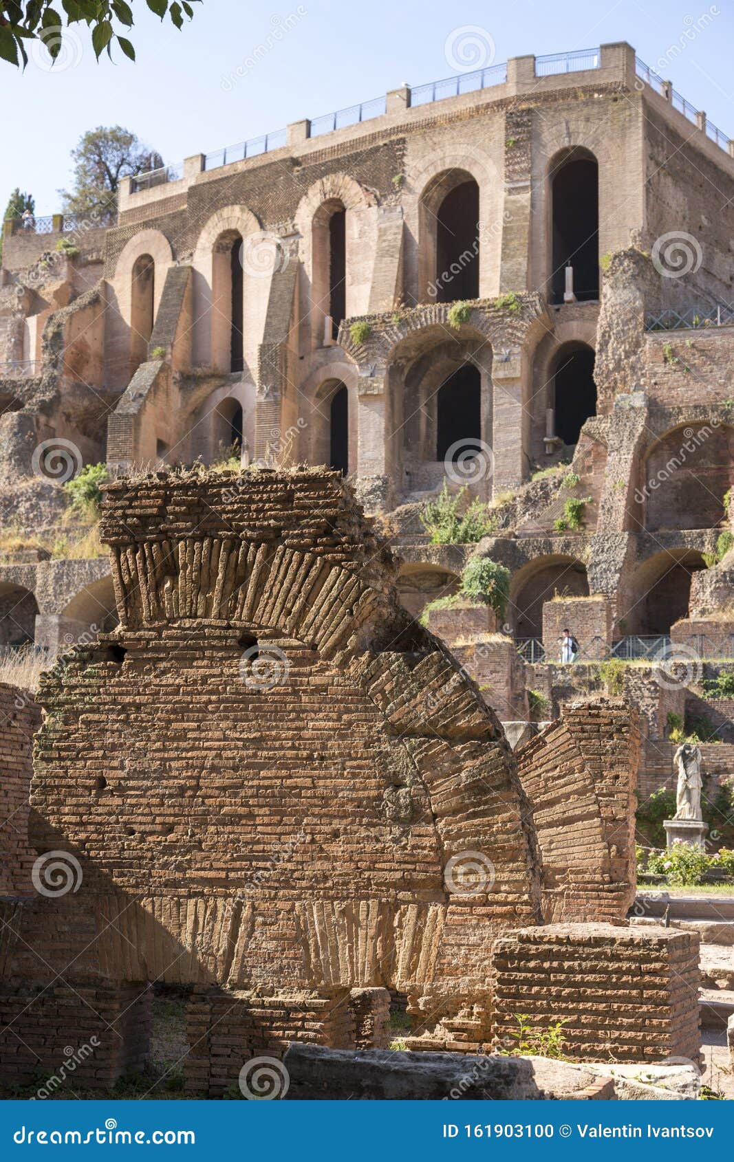 View of the Ancient Structures of the Roman Forum Editorial Image ...