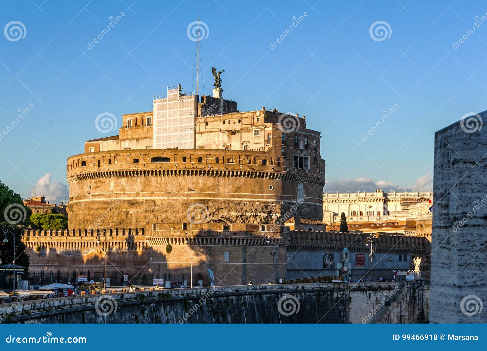 Castel Sant'Angelo (The Castle Of The Holy Angel Or Mausoleum Of ...