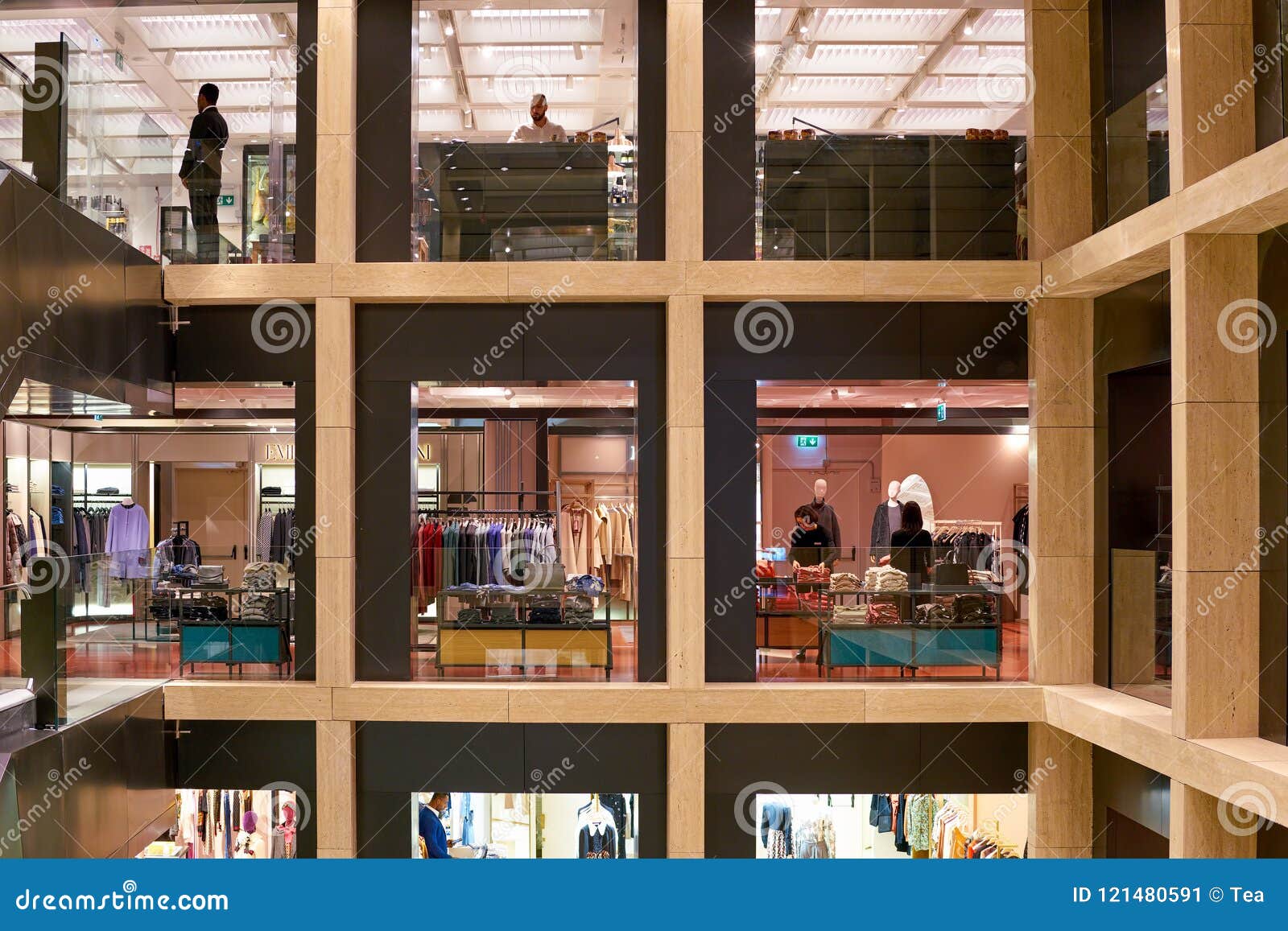 Rinascente in Rome editorial photo. Image of sell, market - 121480591