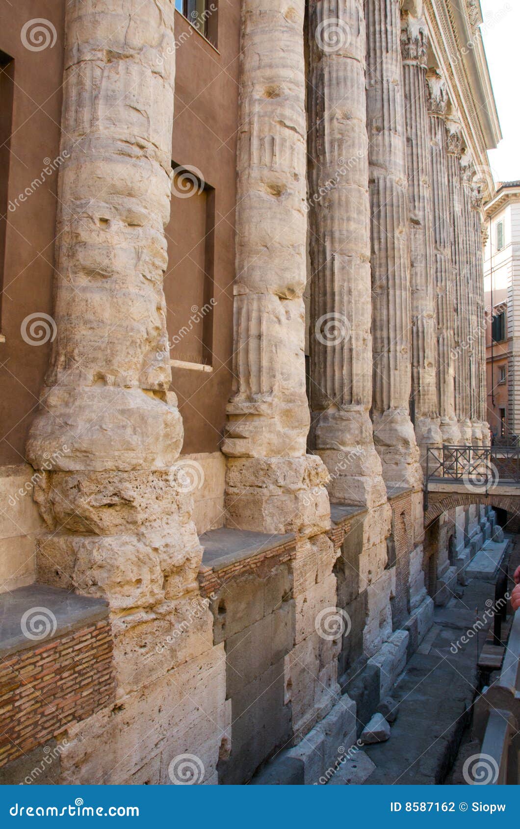 Rome. Italy. Columns stock photo. Image of italy, roman - 8587162