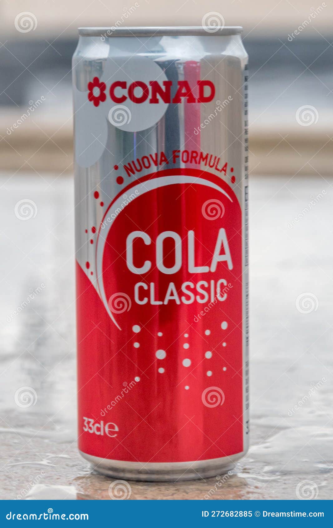 Can of Conad cola classic editorial image. Image of cola - 272682885