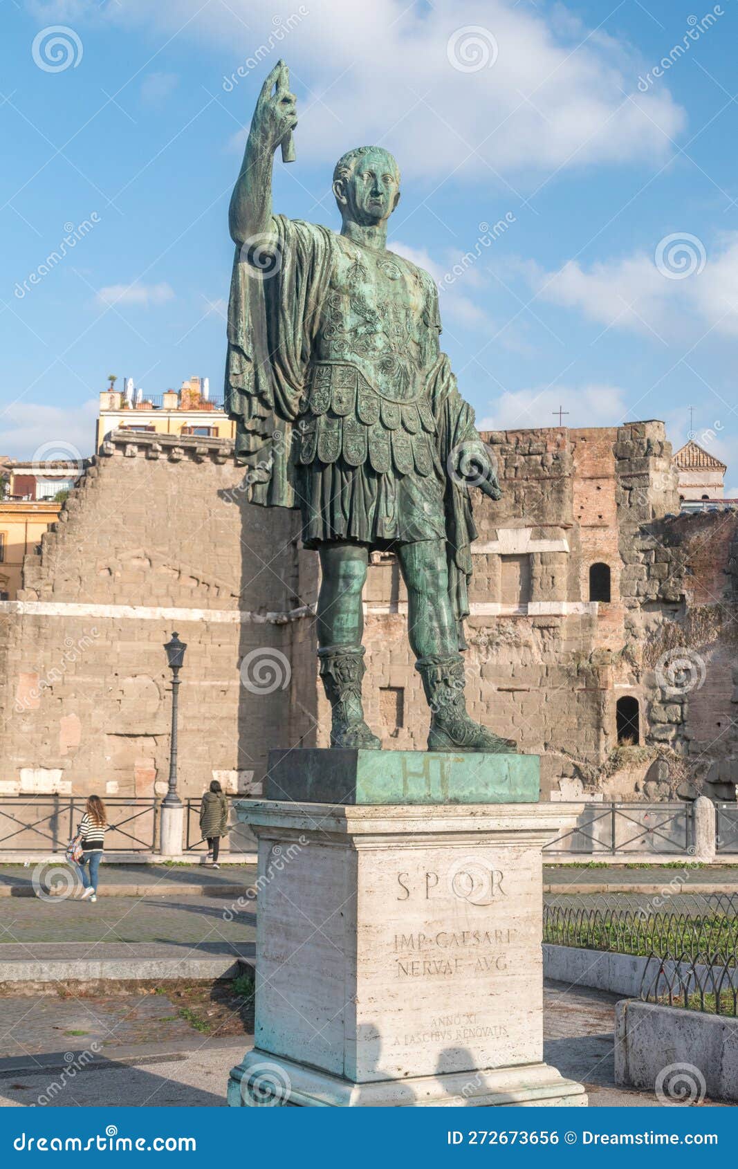 Statue of Nerva (Statua Di Nerva Editorial Photo - Image of iberia ...