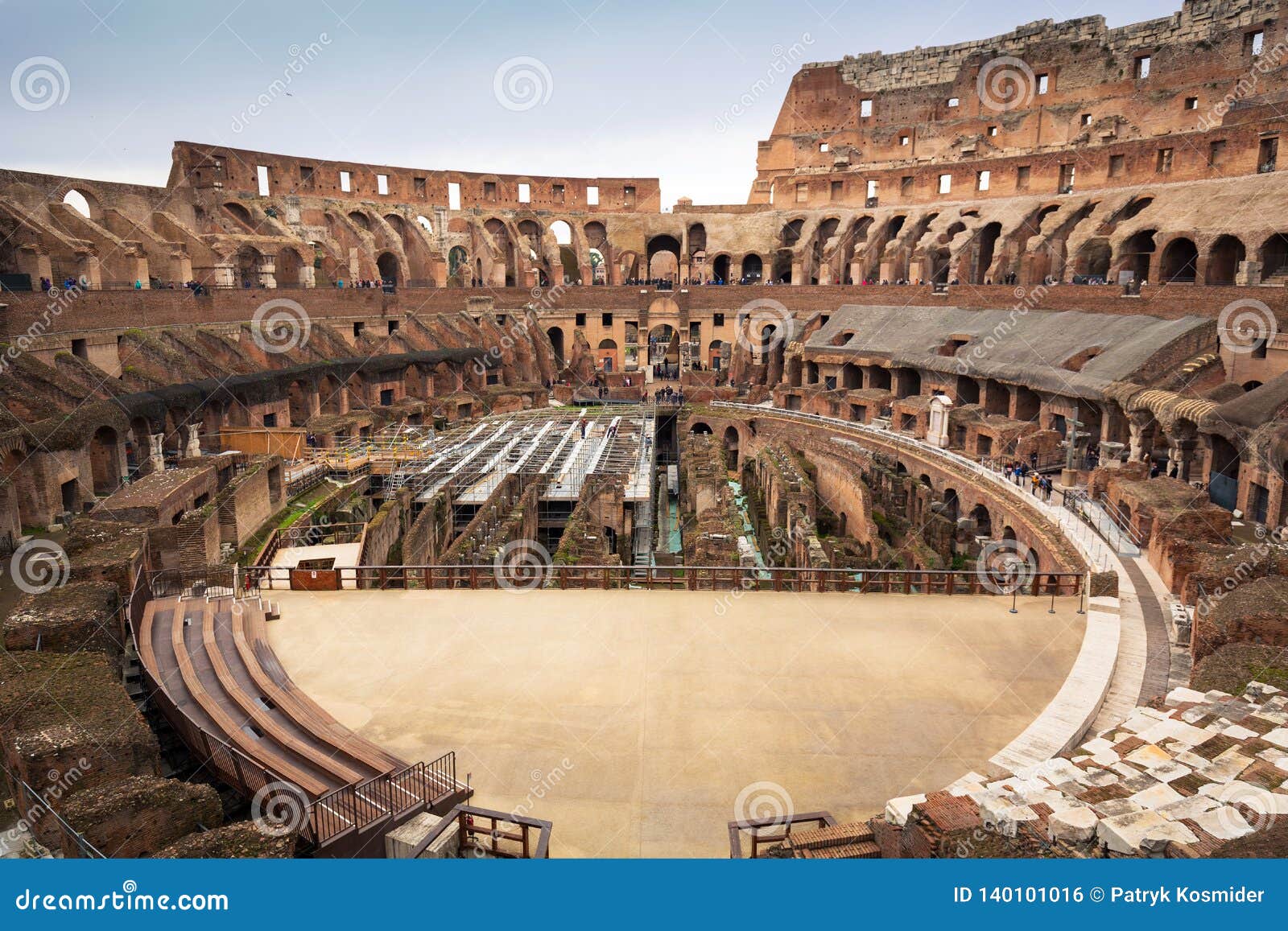 The Interior of the Colosseum in Rome, Italy Editorial Photo - Image of ...