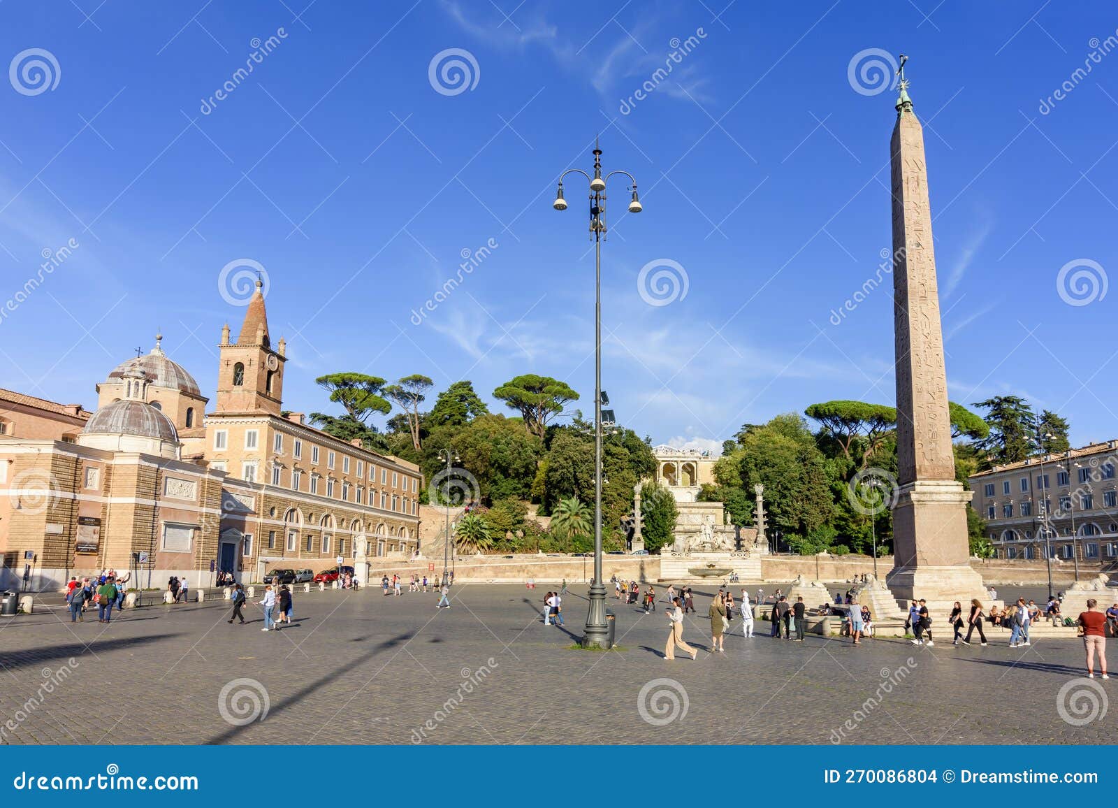 Rome, Italy - October 2022: Piazza Del Popolo Square in Rome Editorial ...