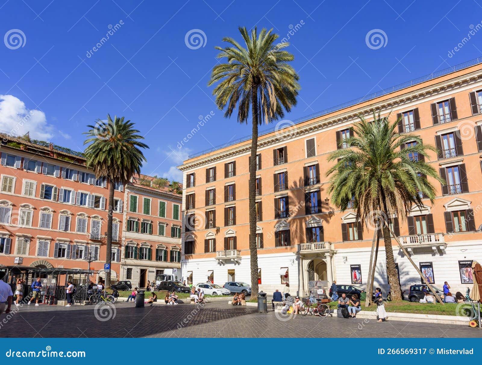 Rome, Italy - October 2022: Spain Square Piazza Di Spagna Architecture ...