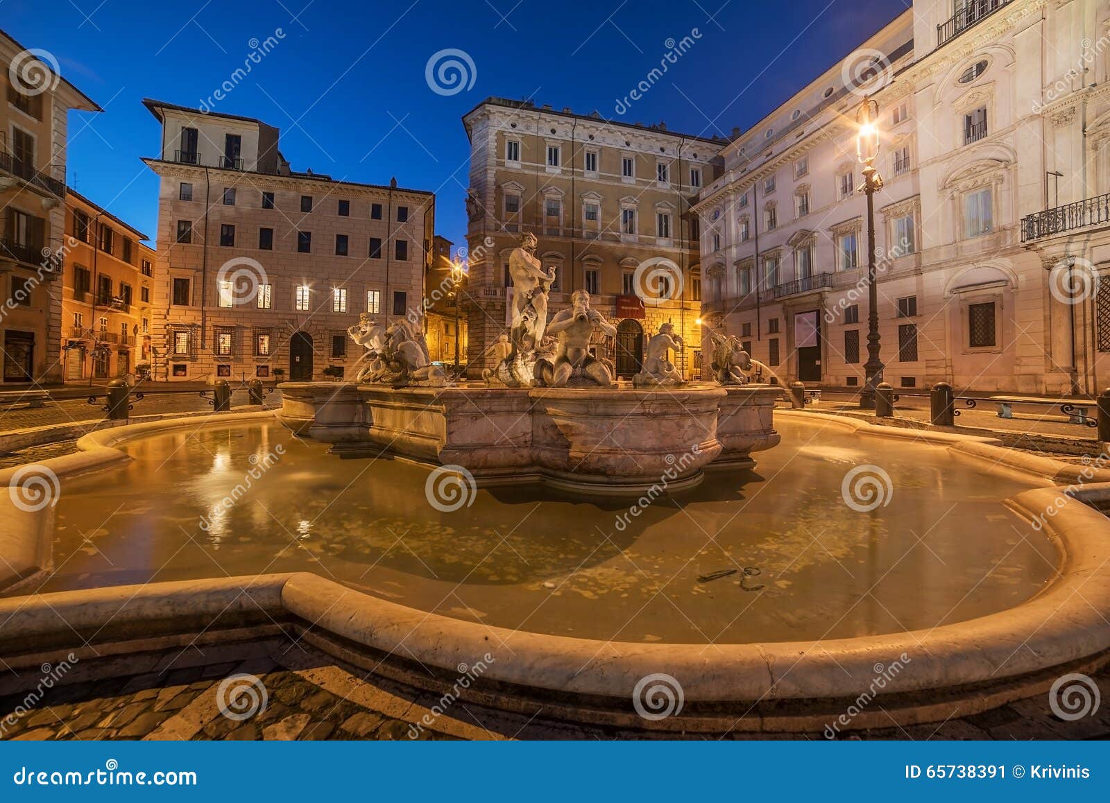 Rome, Italy: Piazza Navona stock image. Image of outdoor - 65738391