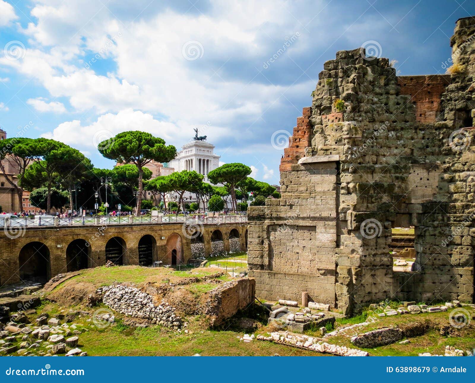 Rome, Italy stock image. Image of italian, ruin, famous - 63898679
