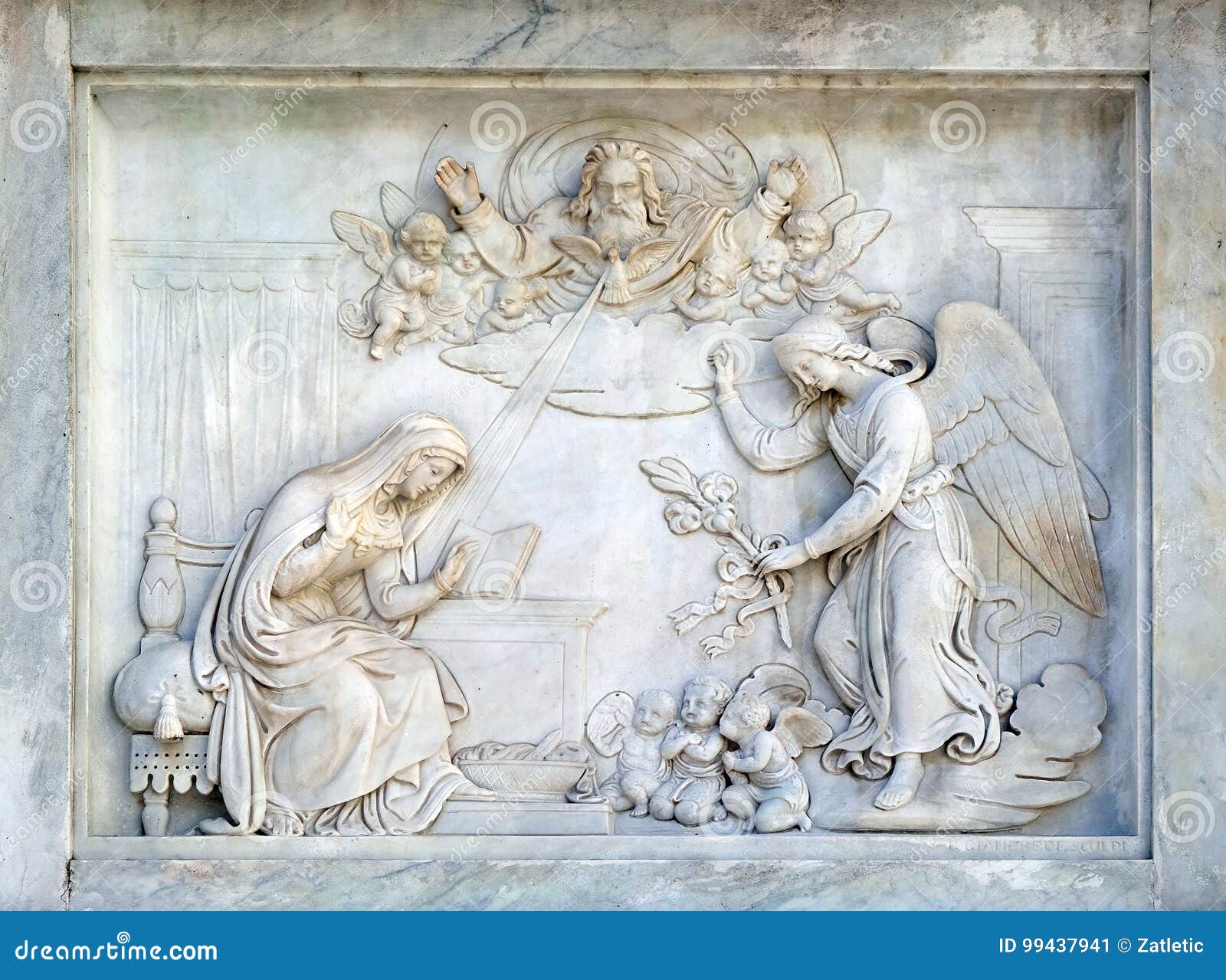 Column Of The Immaculate Conception, Is A Nineteenth-century Monument ...