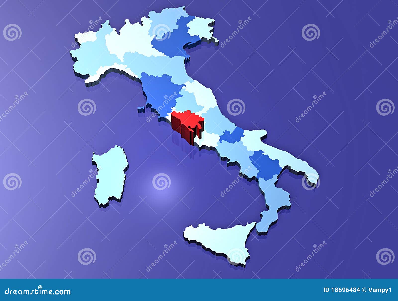 Rome and its province stock illustration. Illustration of italy - 18696484
