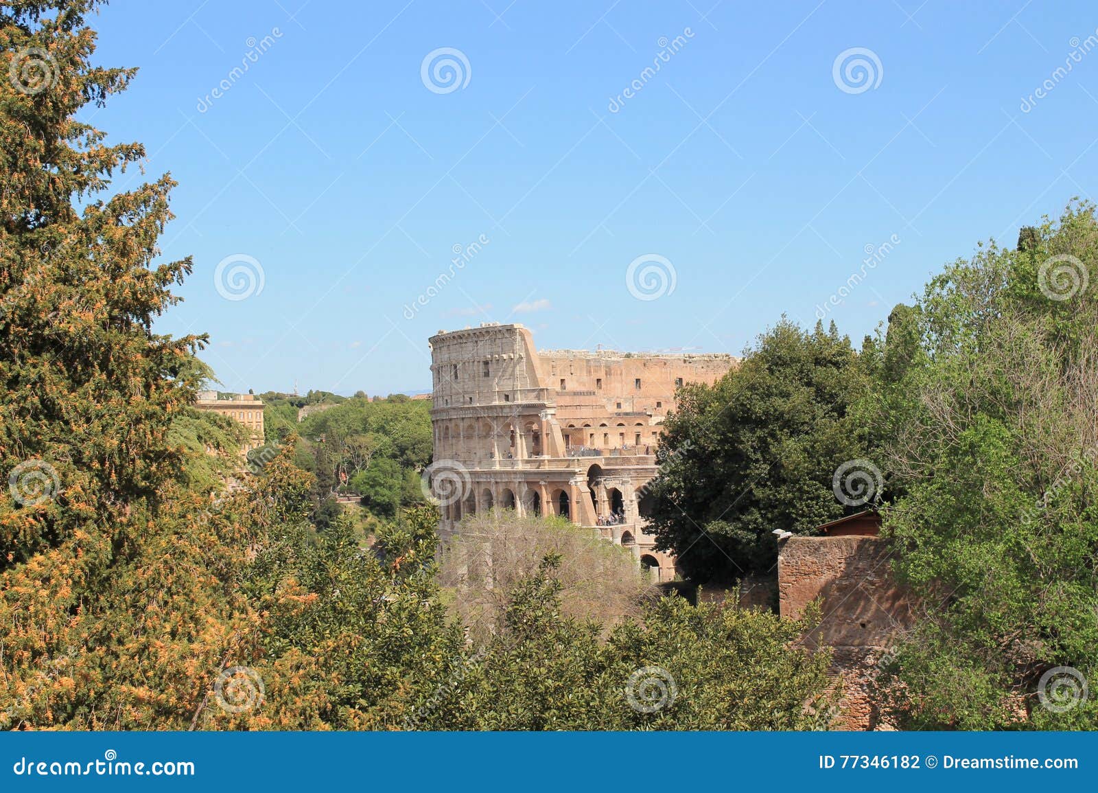 Rome in late spring stock photo. Image of arhitecture - 77346182