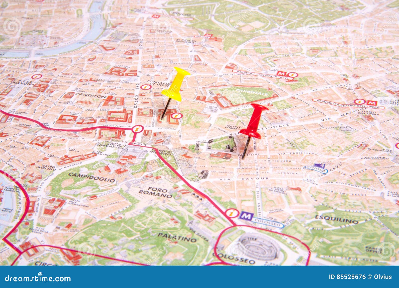 The Rome map stock photo. Image of chart, european, globe - 85528676