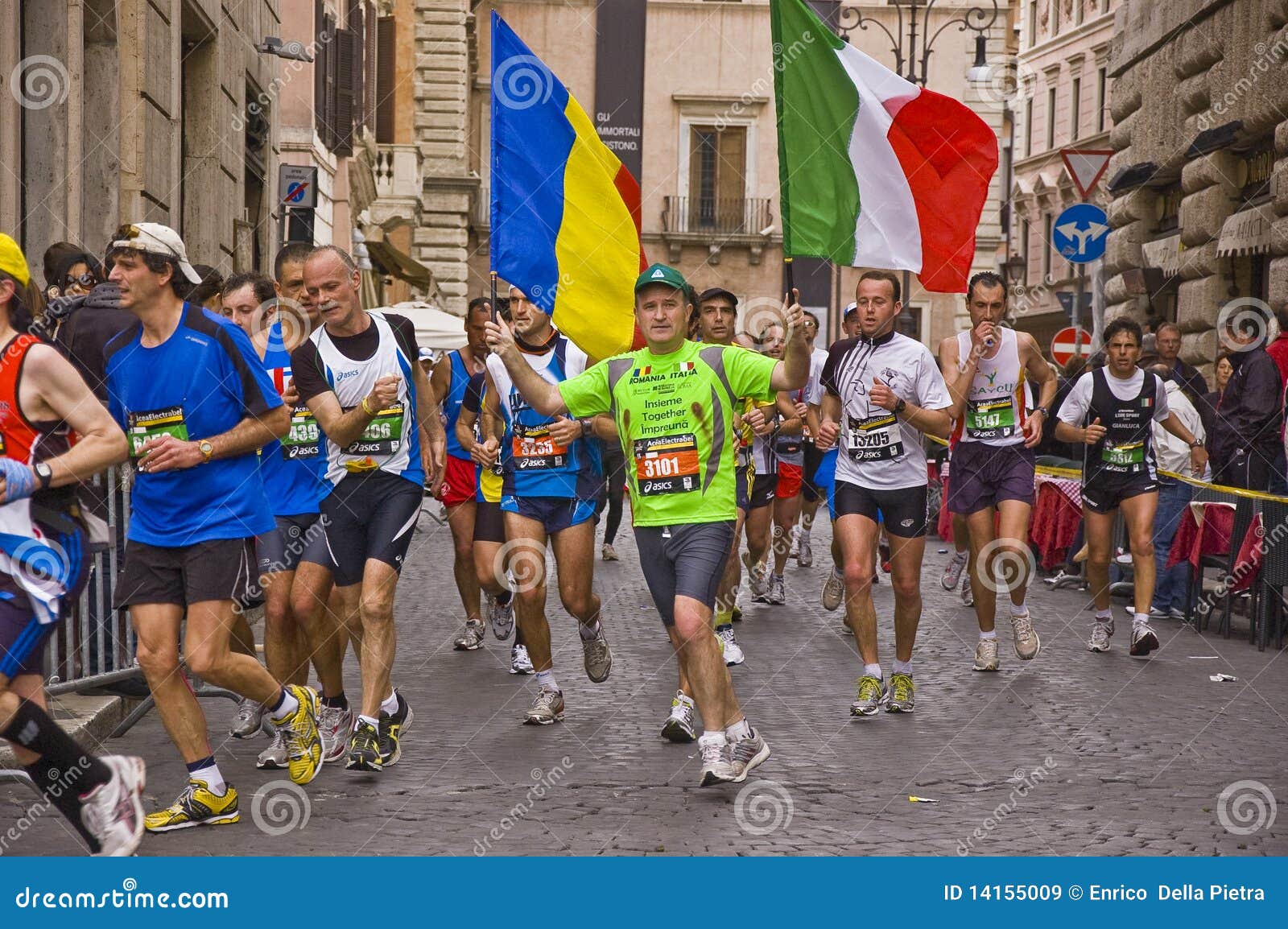 Rome marathon editorial stock image. Image of italy, sport - 14155009