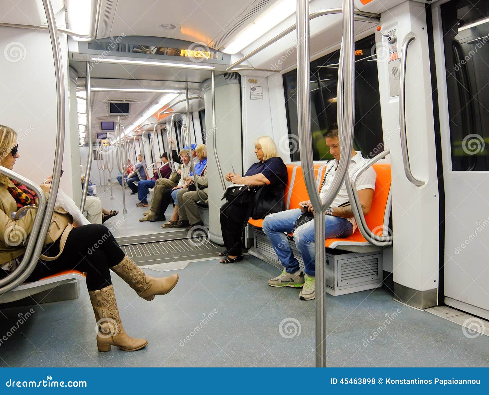 Rome Metro, Italy editorial stock photo. Image of people - 45463898