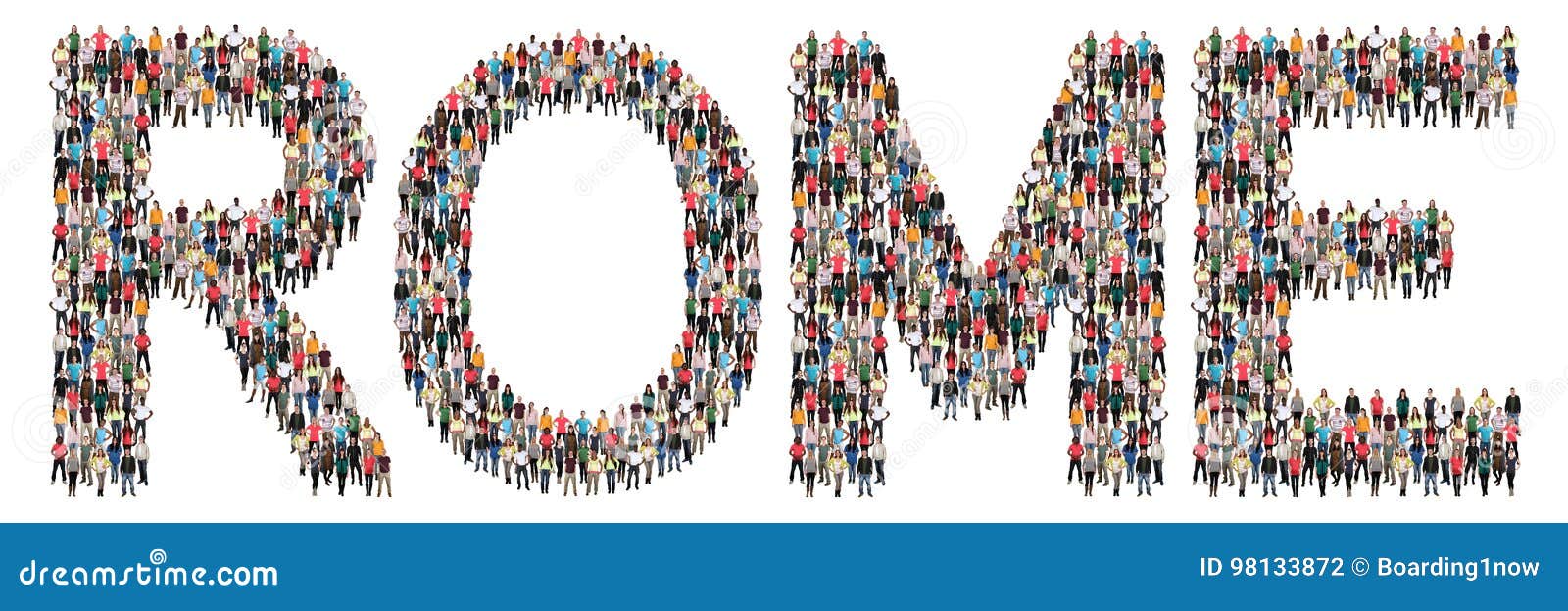 Rome Multi Ethnic Group of People Stock Photo - Image of italy ...