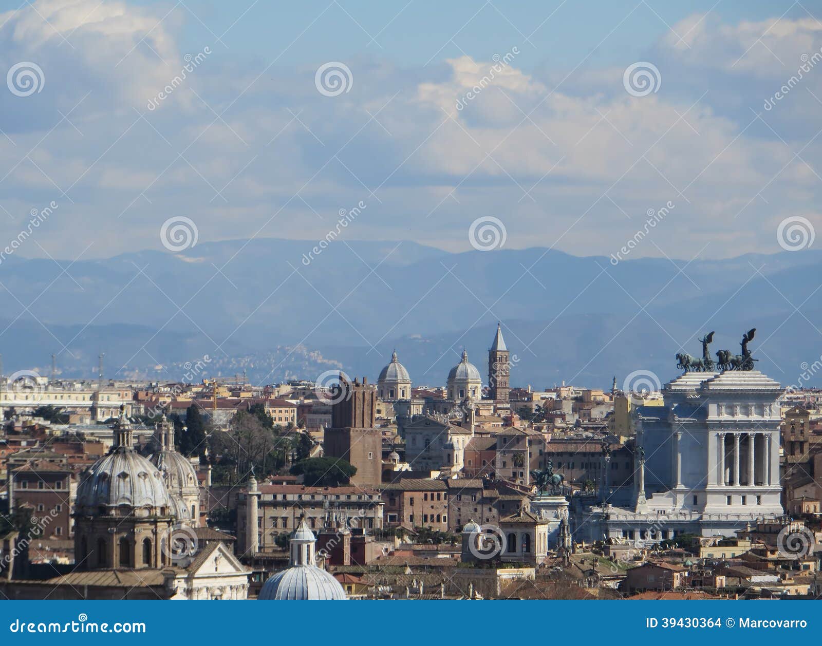 Rome overview stock photo. Image of overview, altar, patria - 39430364