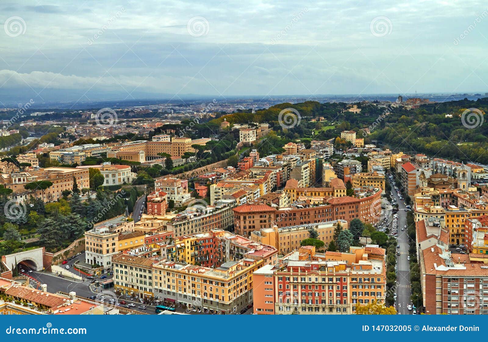 Rome panorama building stock image. Image of river, park - 147032005