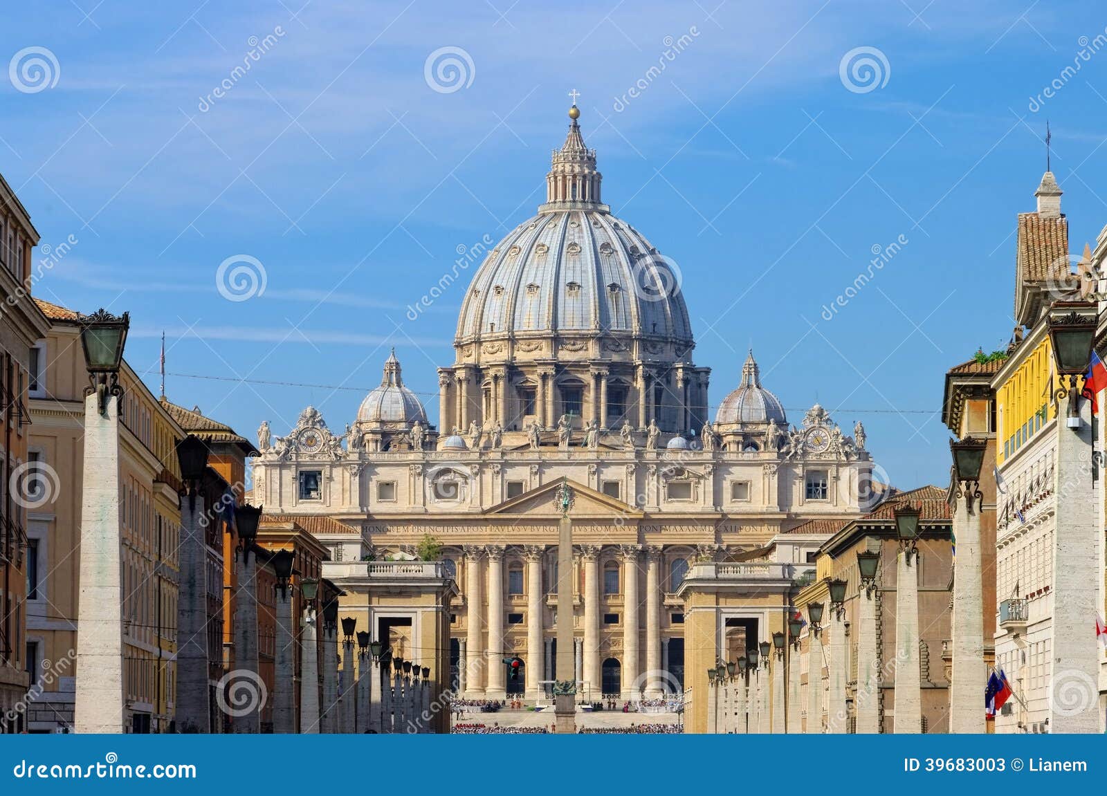 Rome Papal Basilica of Saint Peter Editorial Stock Photo - Image of ...