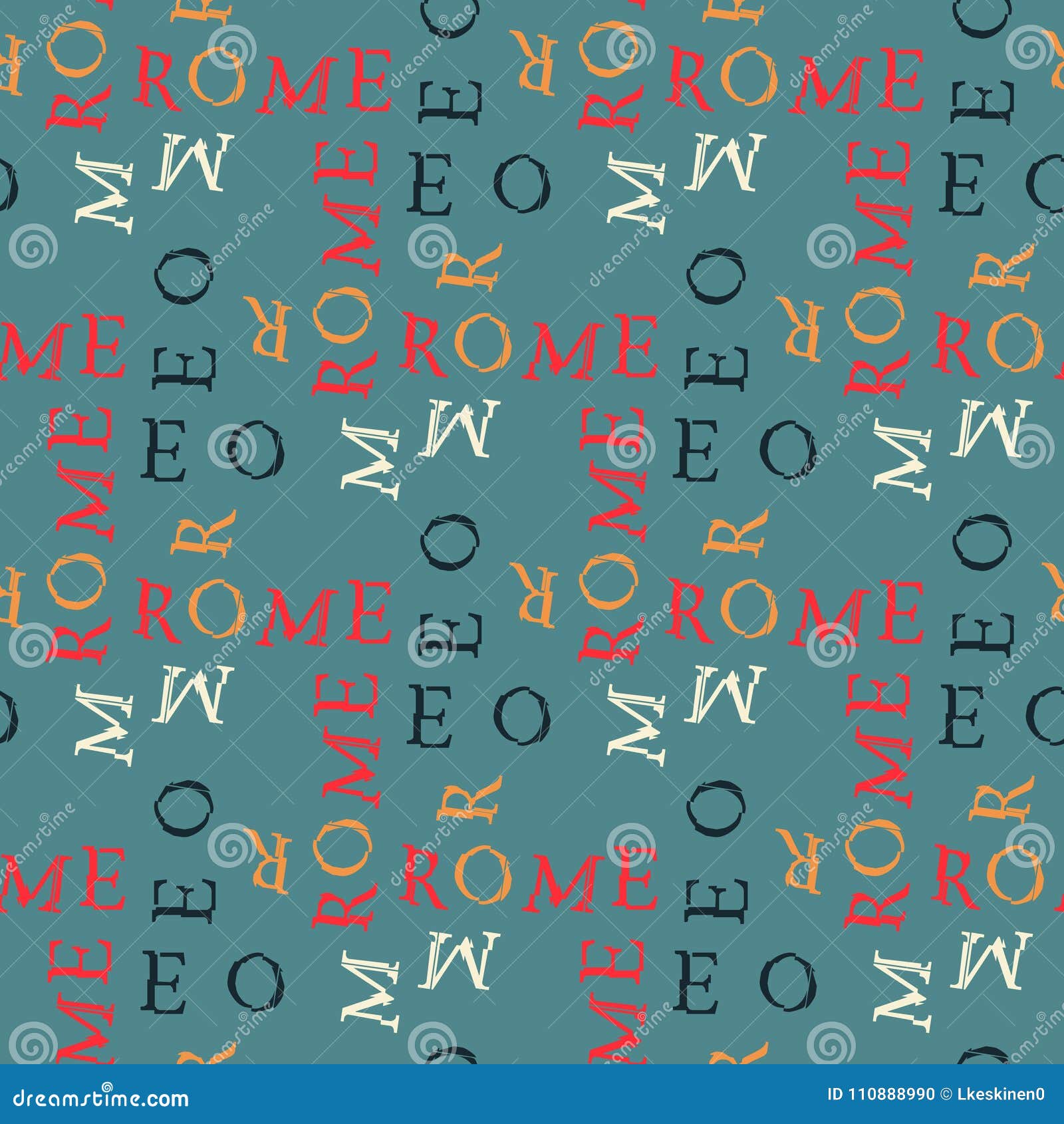 Rome Pattern Seamless Design Stock Vector - Illustration of tiber ...