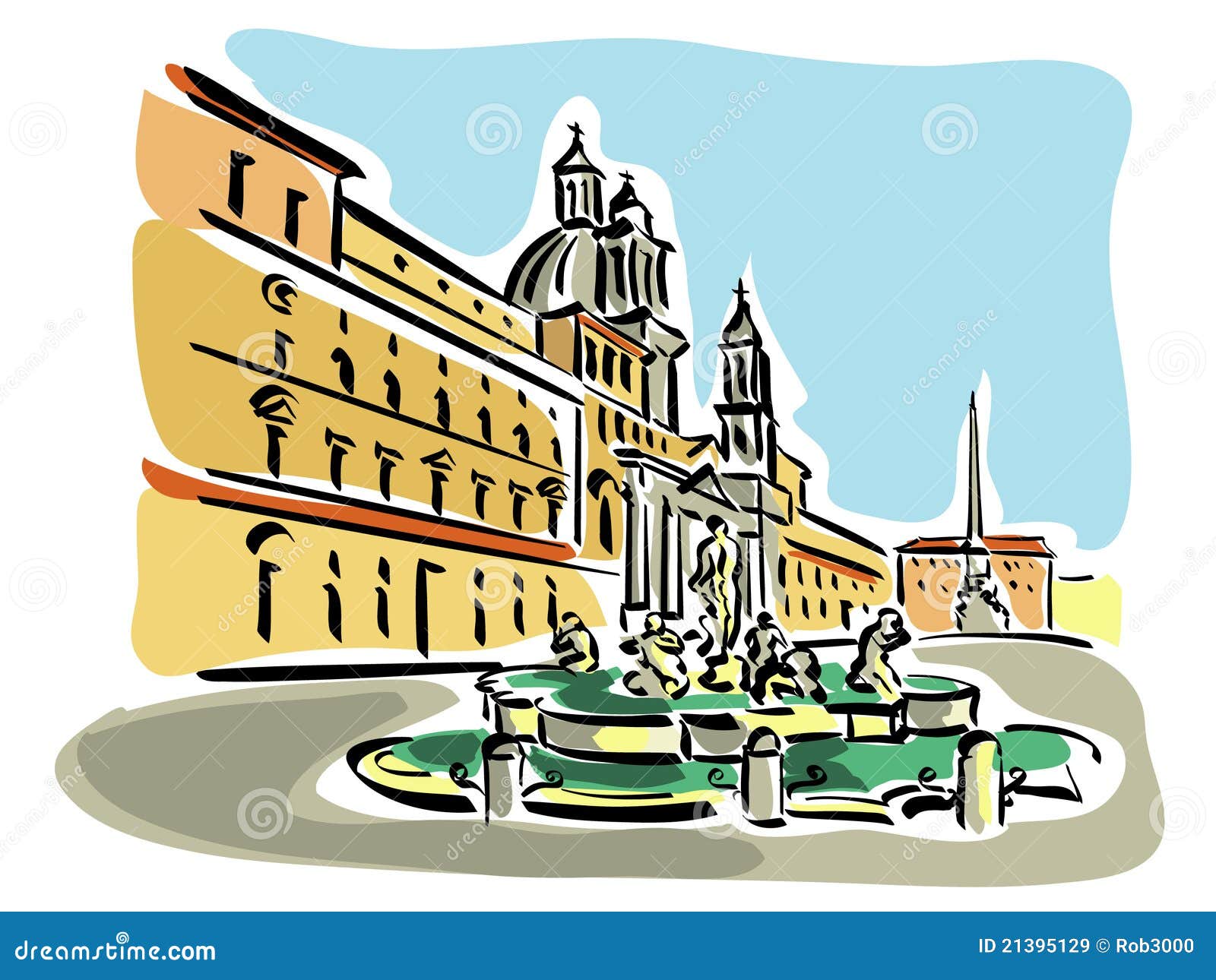 Piazza Cartoons, Illustrations & Vector Stock Images - 822 Pictures to ...