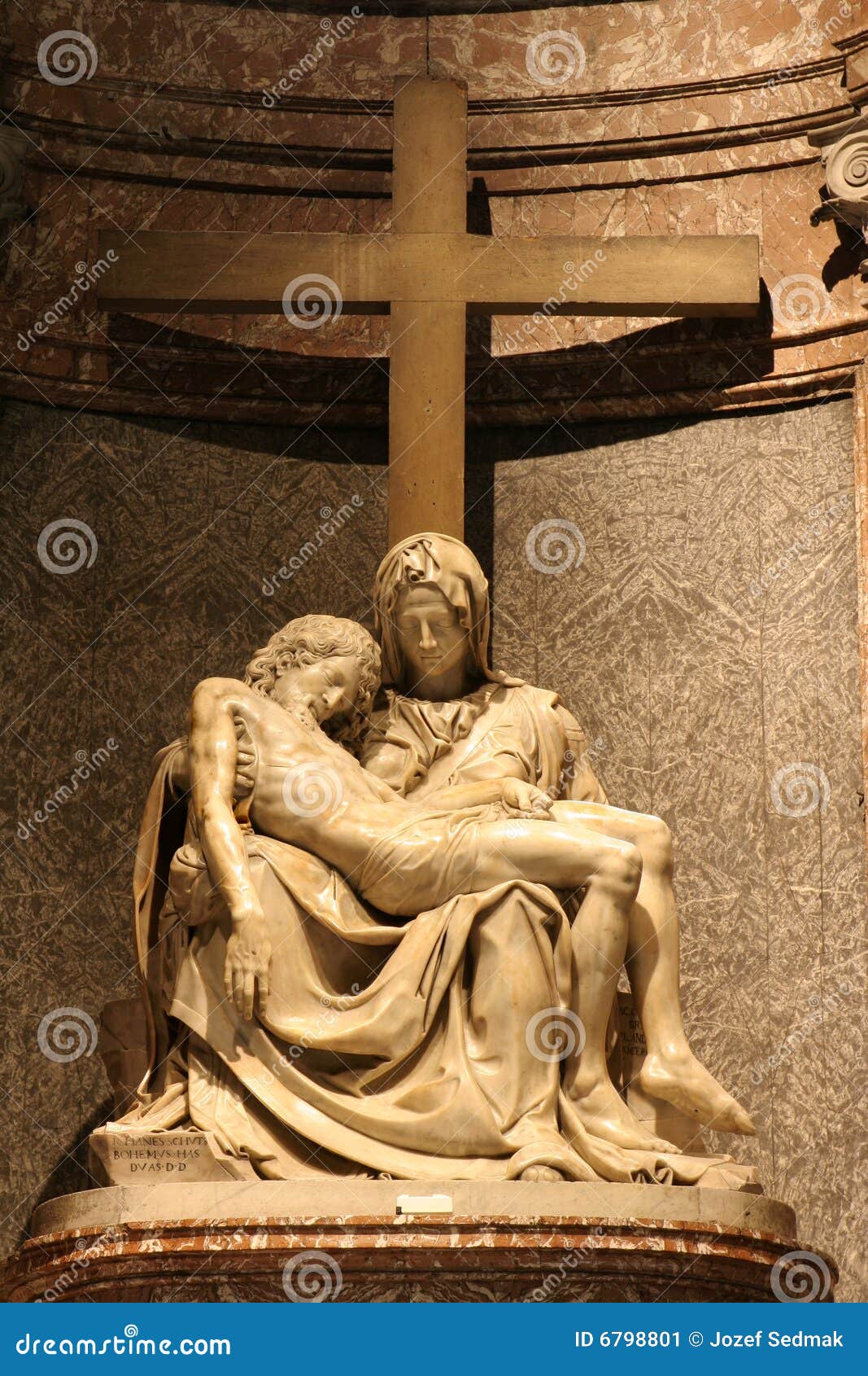 Rome - Pieta from Santa Maria Di Pace Church Stock Image - Image of ...