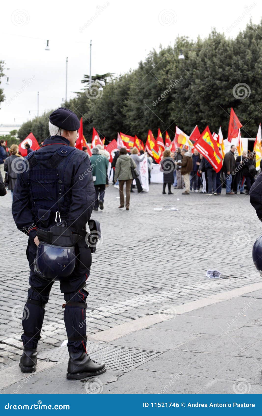 Rome, Protests Against the Government Editorial Photo - Image of italy ...