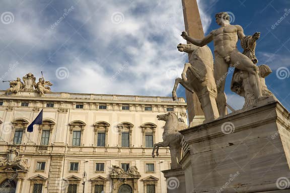 Rome - Quirinal stock image. Image of landmark, ancient - 2217865