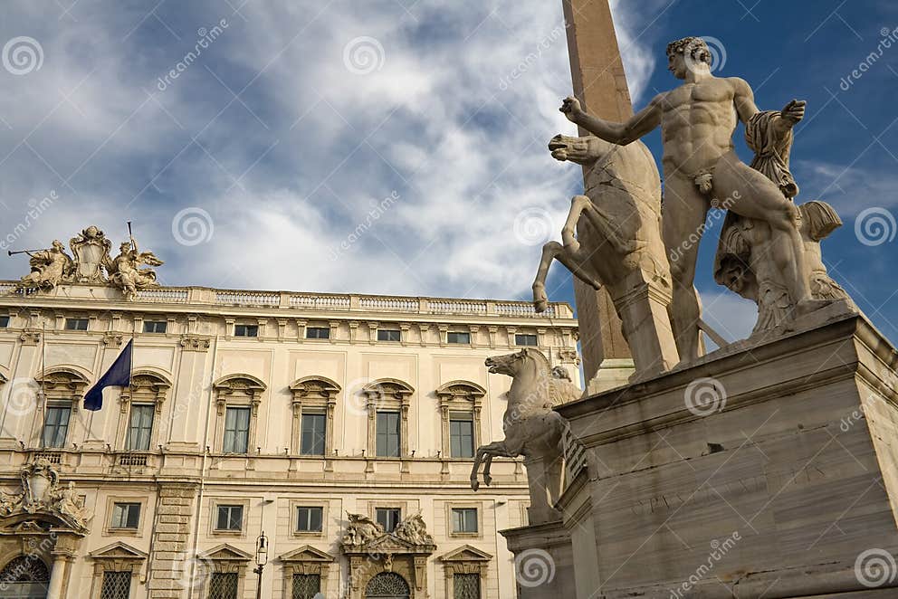 Rome - Quirinal stock image. Image of landmark, ancient - 2217865